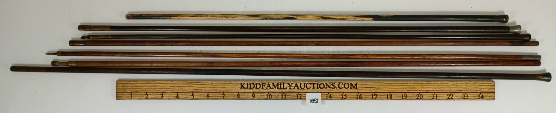 LOT OF 7 - MUZZLE LOADING RIFLE / SHOTGUN RODS