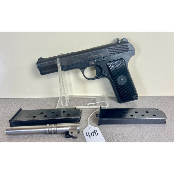 TOKAREV M57 IN 7.62X25MM - RESTRICTED - Kidd Family Auctions