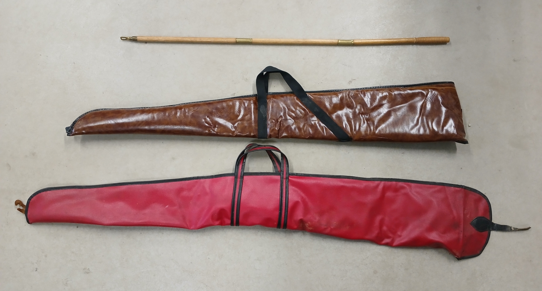 JOB LOT - SOFT GUN CASES, CANNELURE TOOL, SIZING DIES, AMMO POUCHES ...