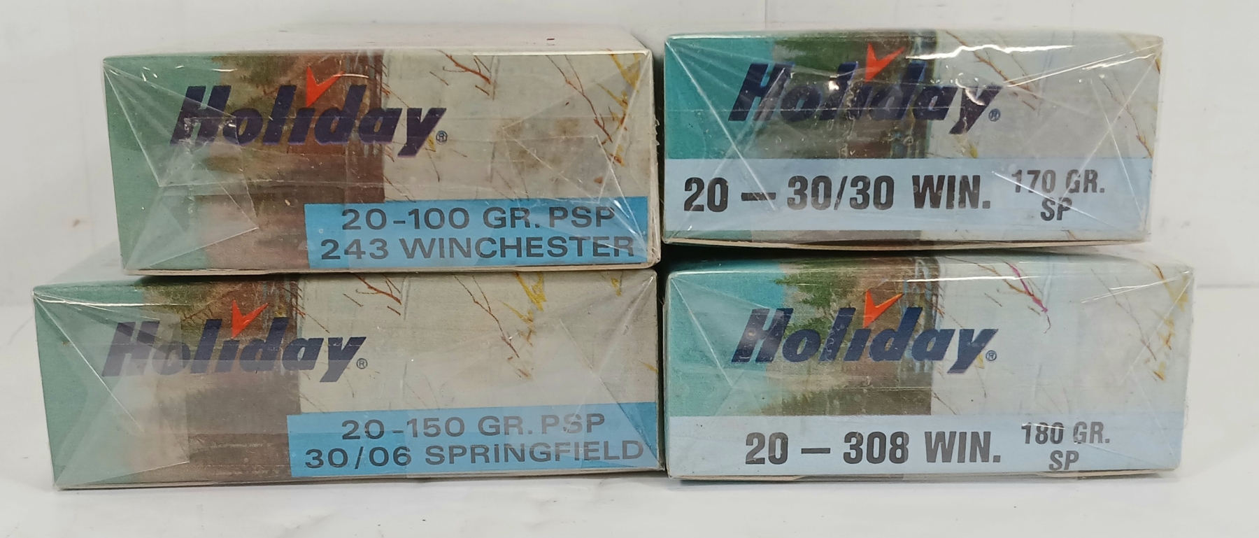 LOT OF 4 - HOLIDAY COLLECTIBLE AMMO BOXES