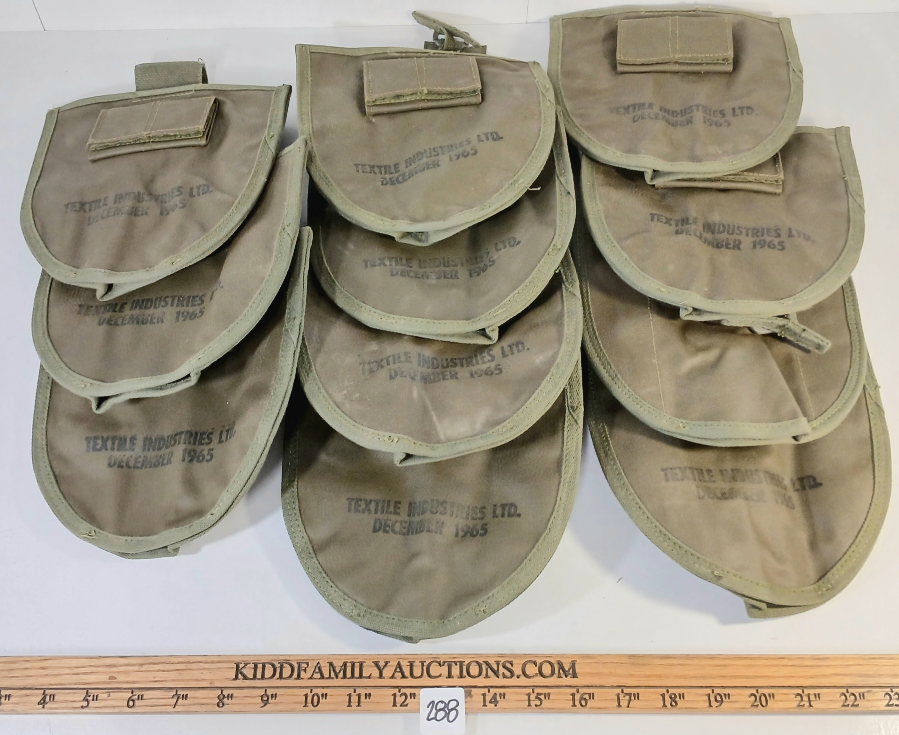 QTY OF 1965 SHOVEL COVERS - Kidd Family Auctions
