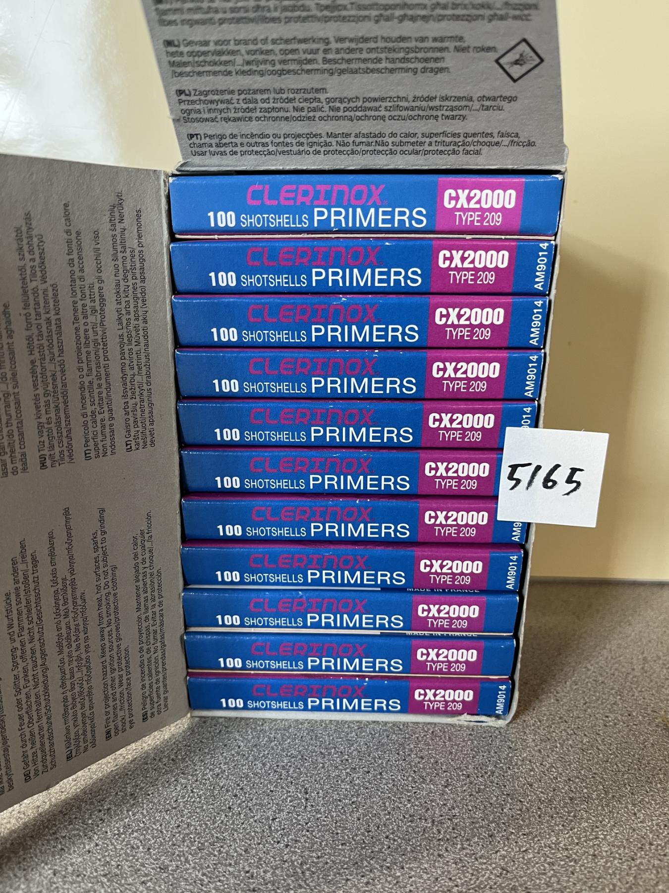 PRIMERS: 1100X CHEDDITE CX2000 TYPE 109 - SEALED - Kidd Family Auctions