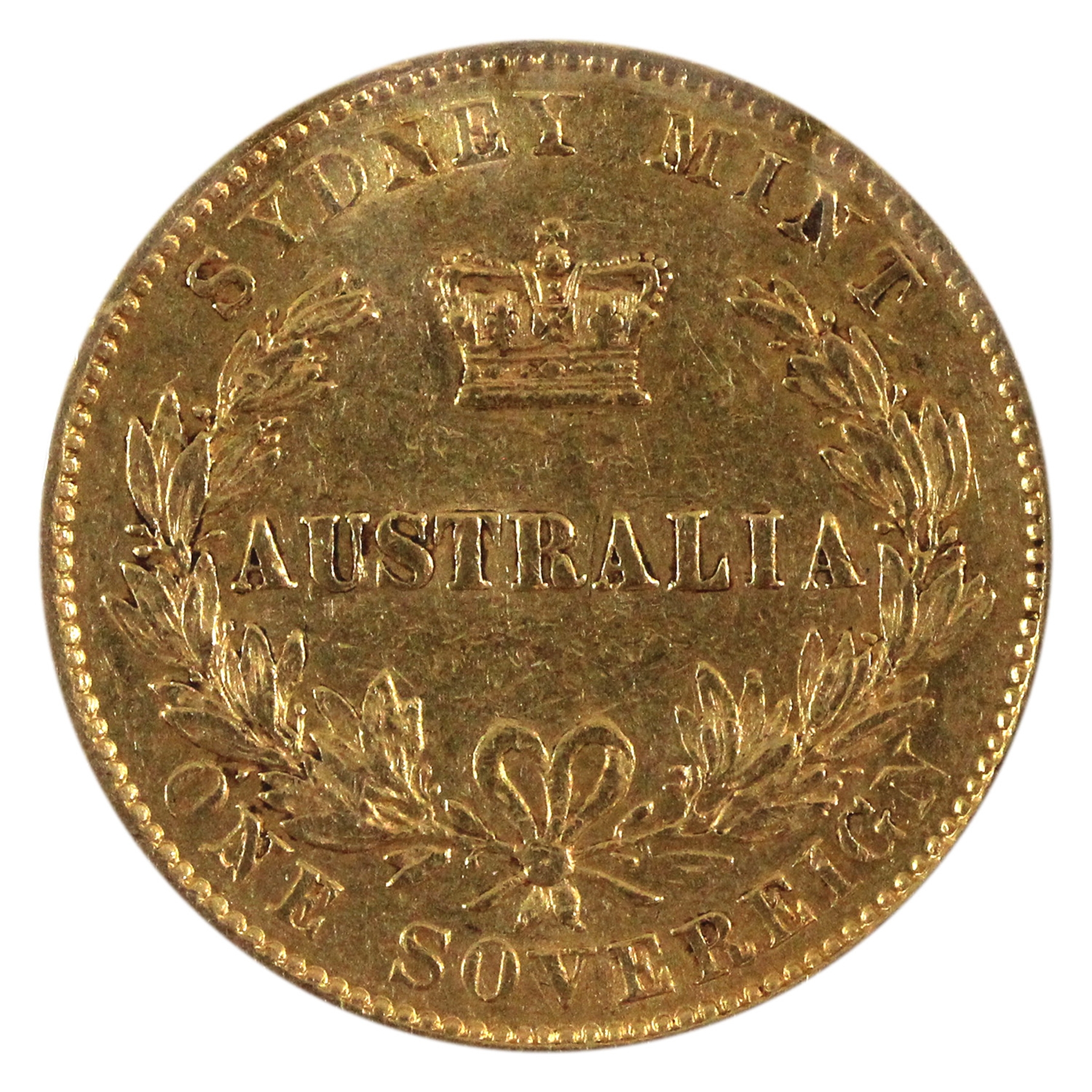 Australia Gold 1870 Sovereign EF-AU