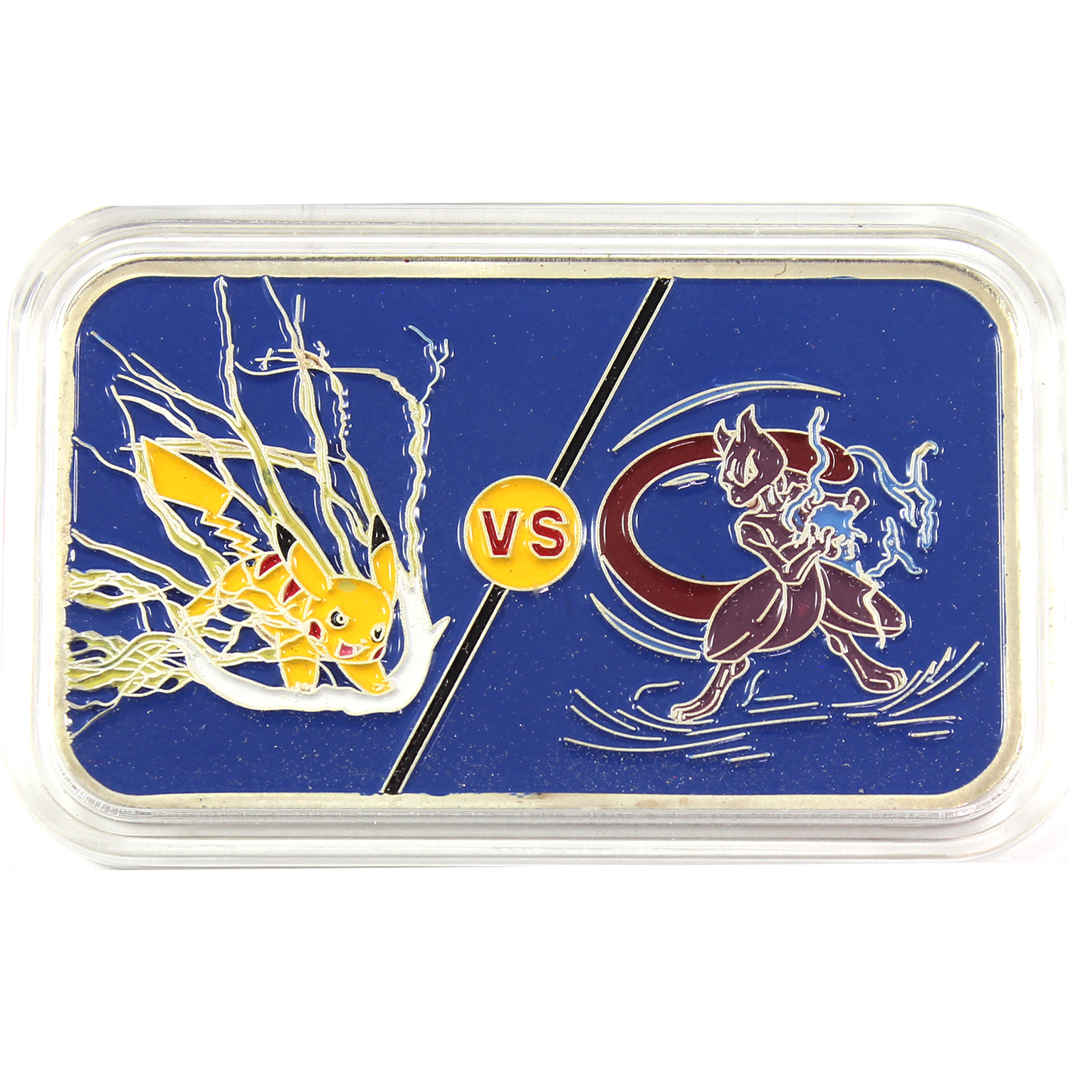 1oz Coins R Us- Cartoon Celebrities Pikachu vs Mewtwo Enameled Proof ...