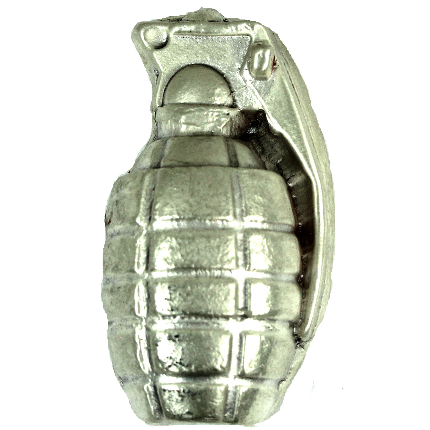 6oz Bison Bullion .999 Big Boom Grenade .999 Fine Silver Hand Poured ...