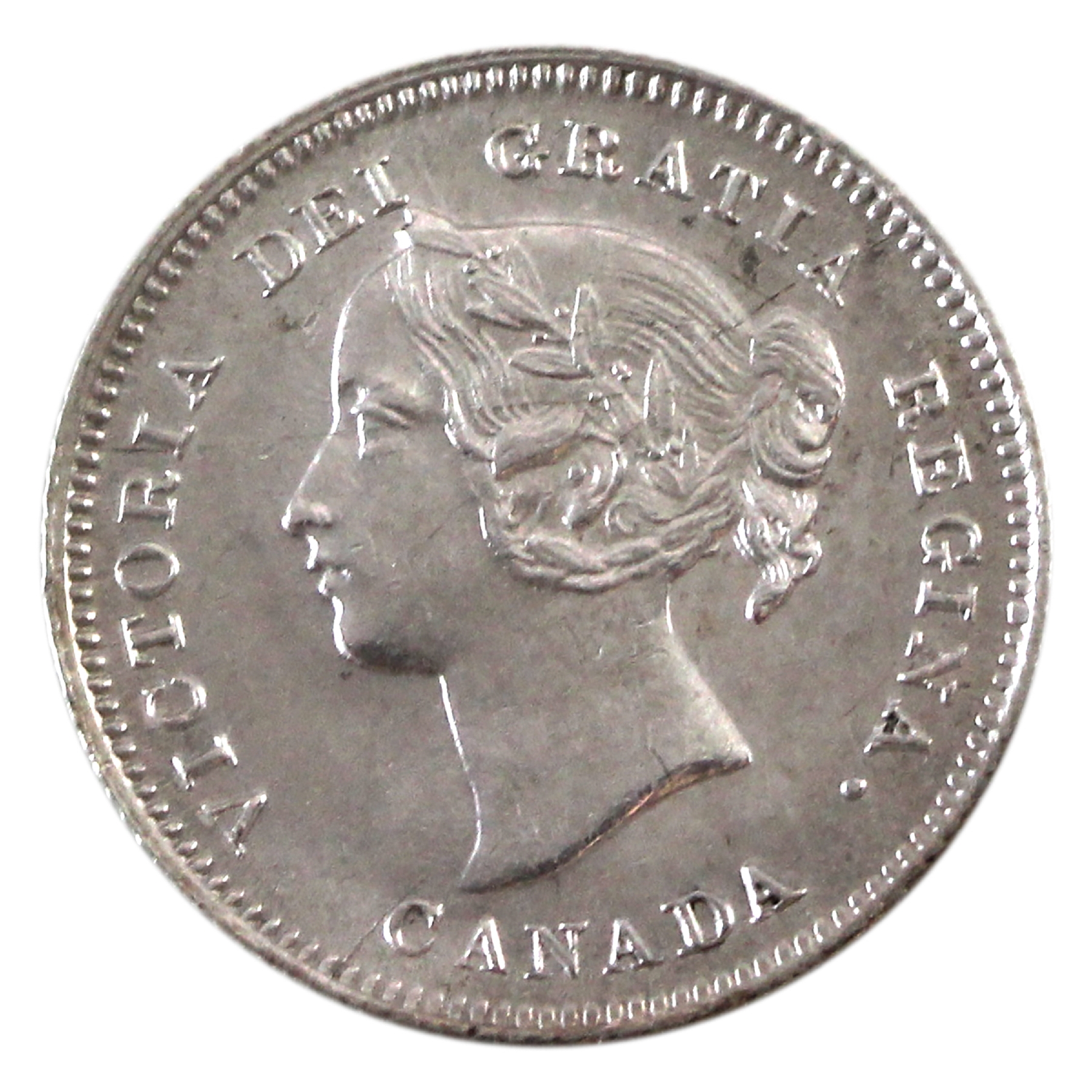 5-cent 1900 Oval 0 Prestige Certified AU58