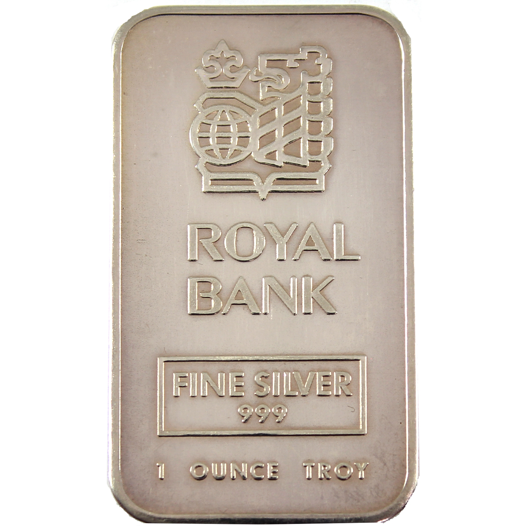 1oz Johnson Matthey 1989 RBC .999 Silver Bar, SN: 002440 *Scarce!*