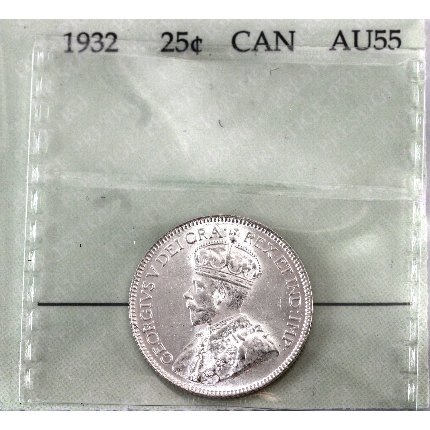 25-cent 1932 Prestige Certified AU55