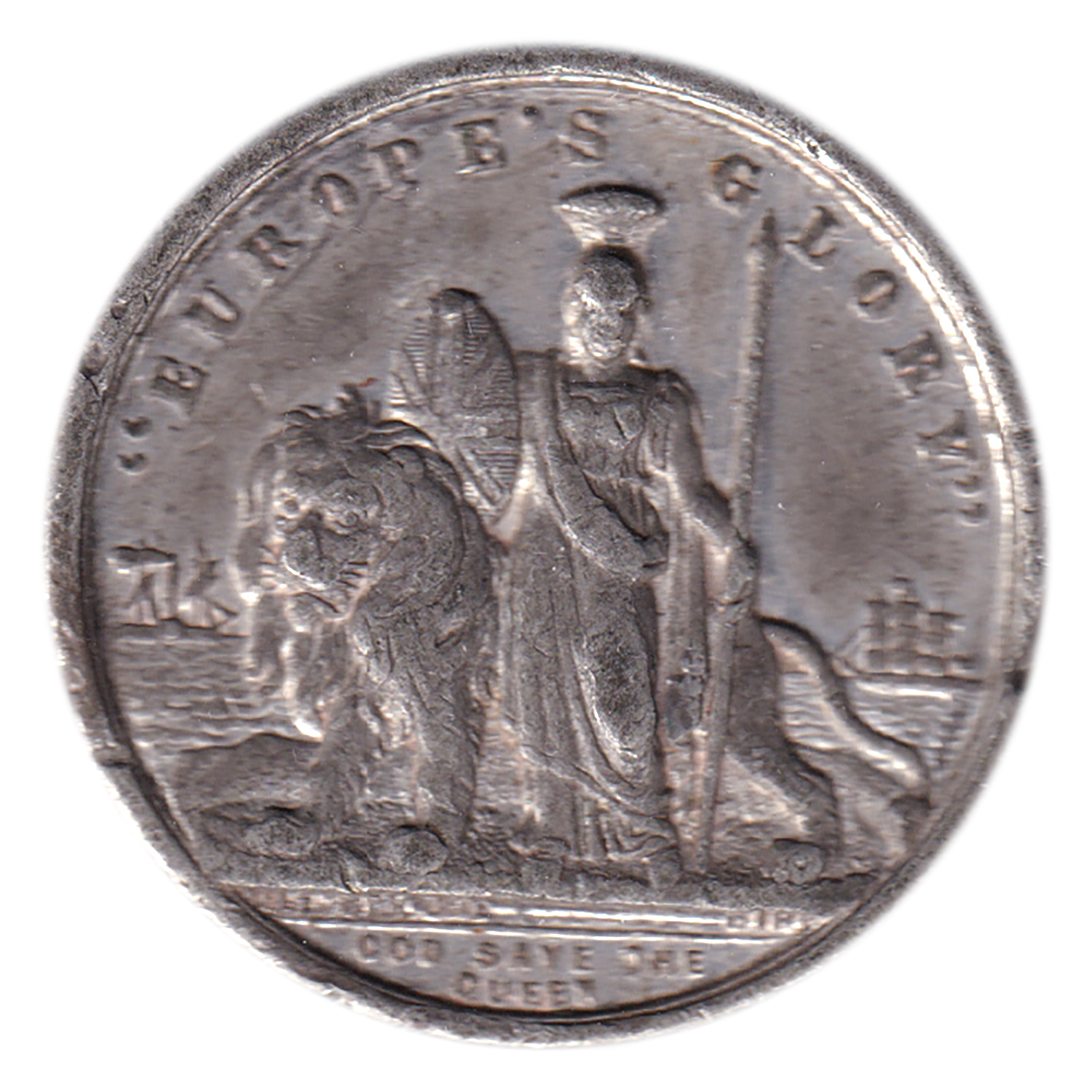 Great Britain 1850 Queen Victoria: Europe's Glory Souvenir Medal