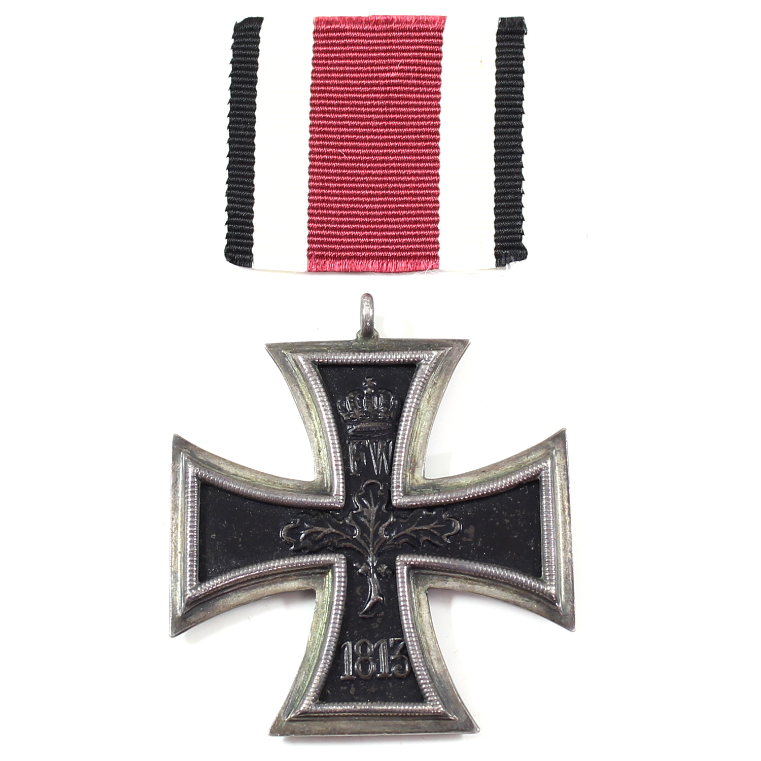 1914 Germany Iron Cross Second Class Medal 0.502oz-Silver & Iron, 43mm