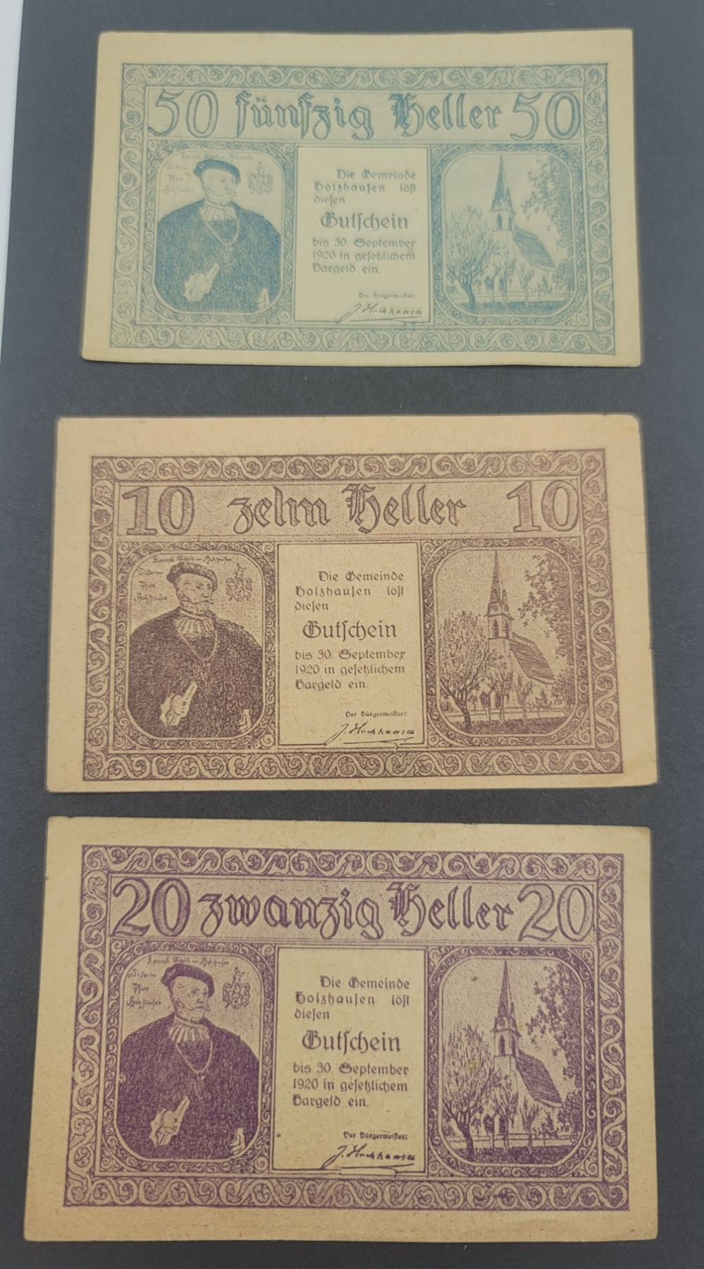AUSTRIAN PAPER MONEY WW2