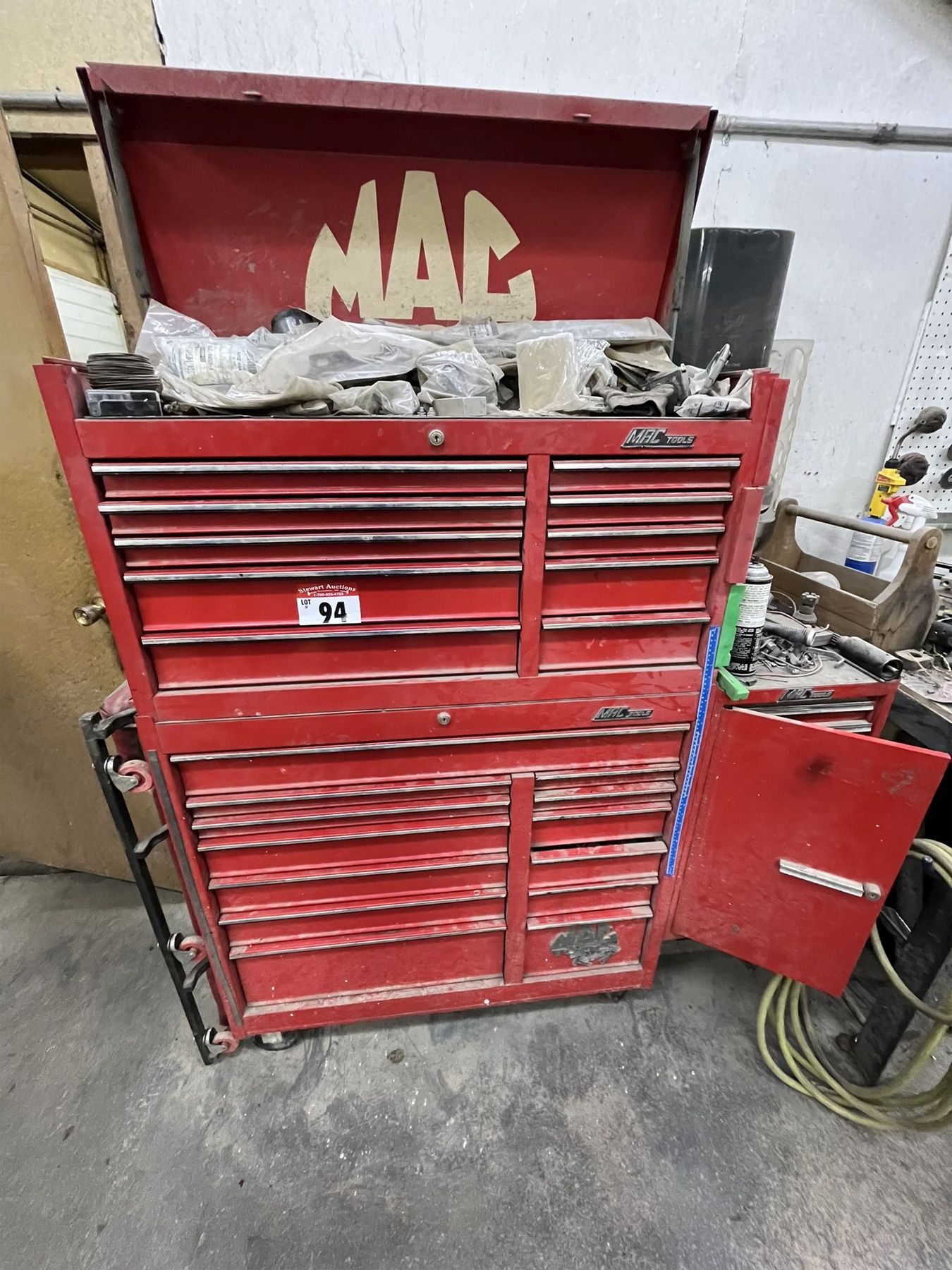 Mac Tool Box on Wheels and Contents