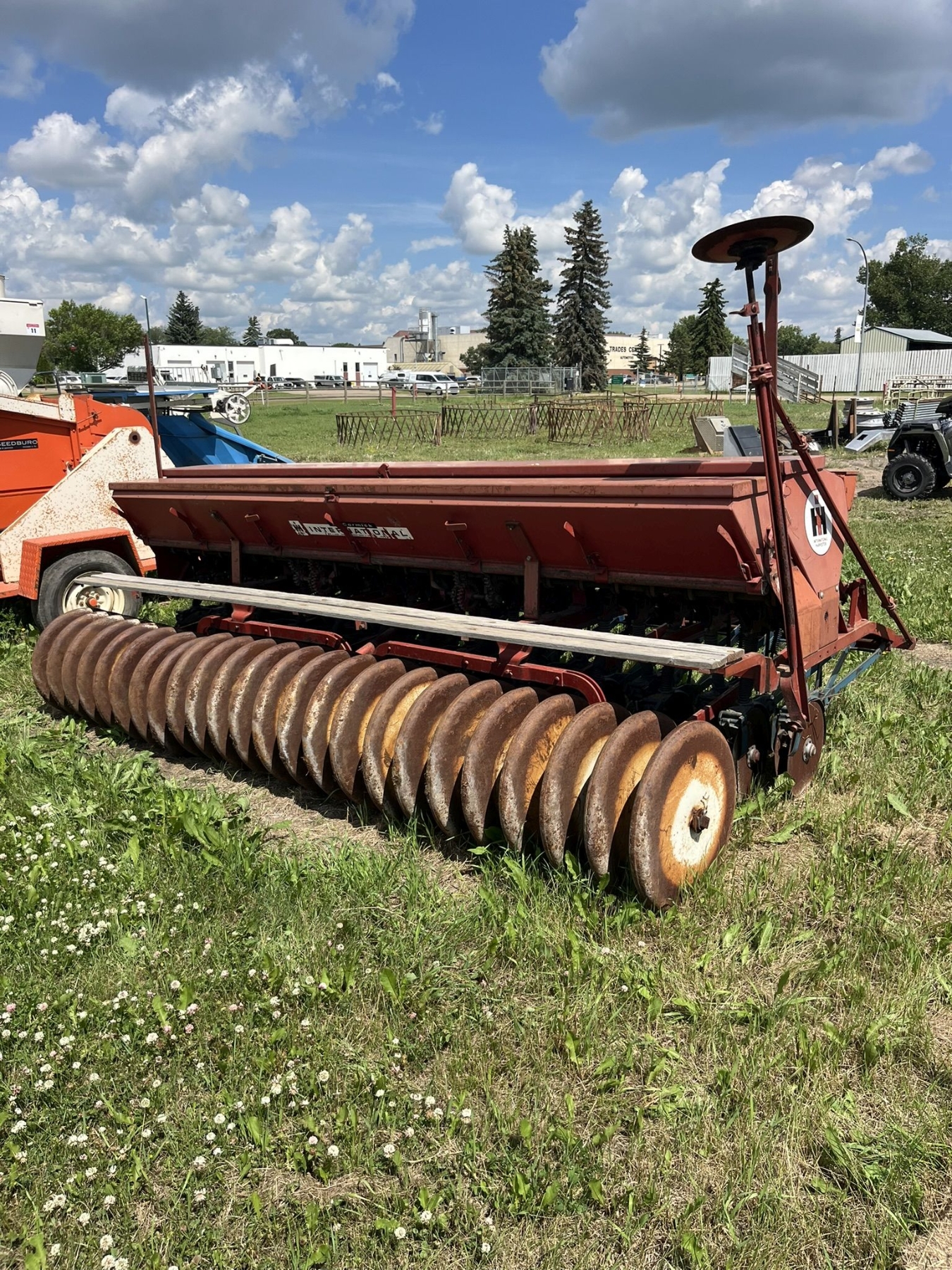IH Press Drill with Grass Seed Attachment 12inch