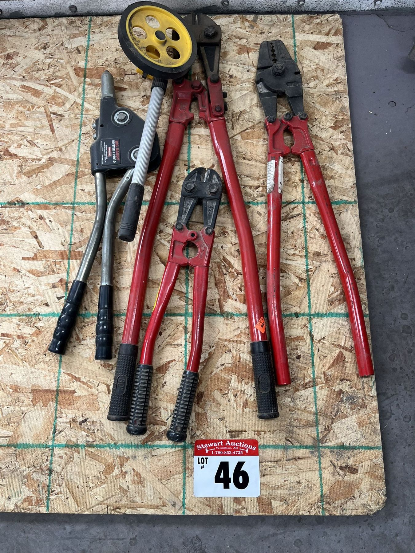 Bolt Cutters, Riveter, Crimper