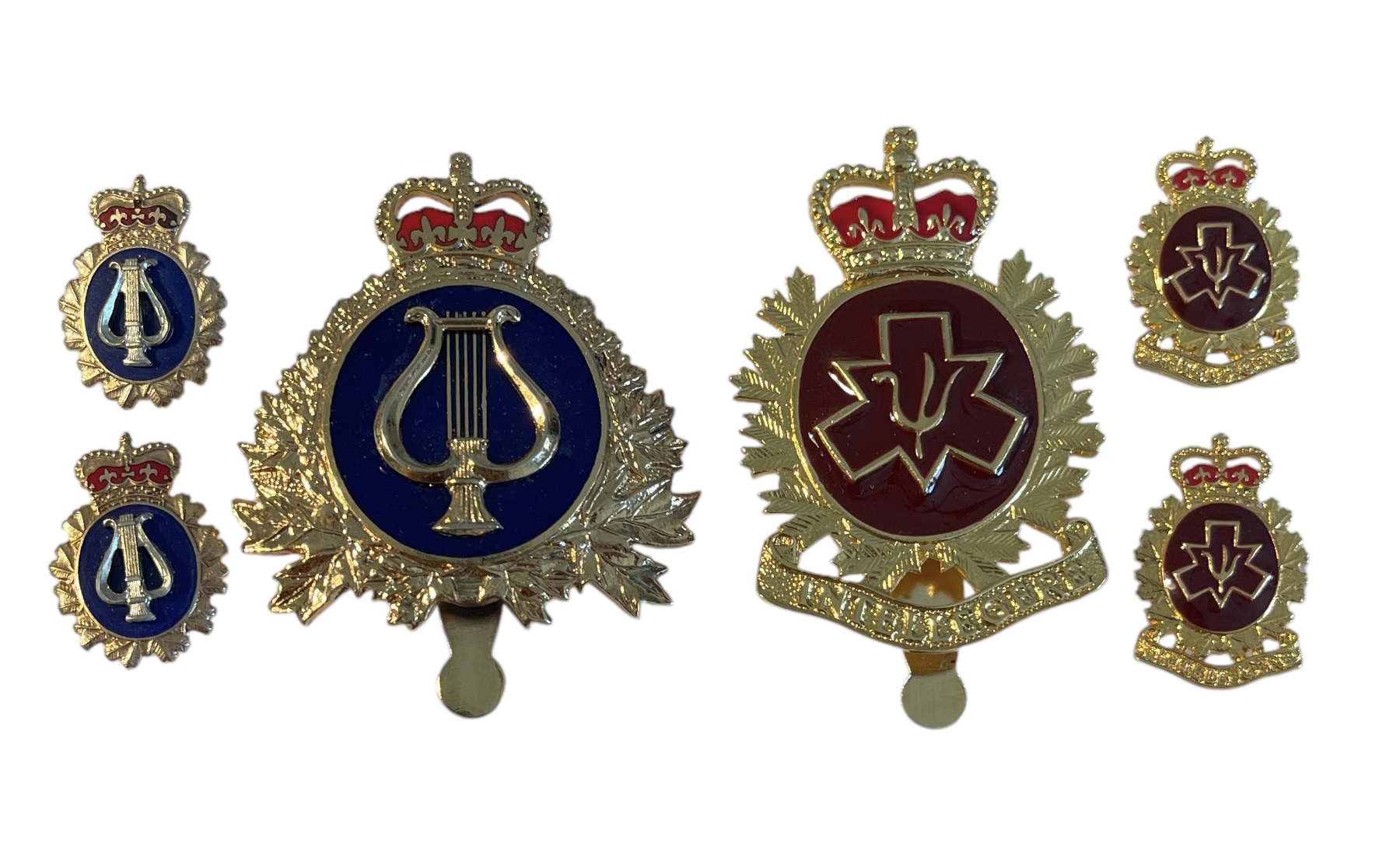 Canadian Military Branch Badge Lot - BAND and PERSONNEL SECTION BRANCH