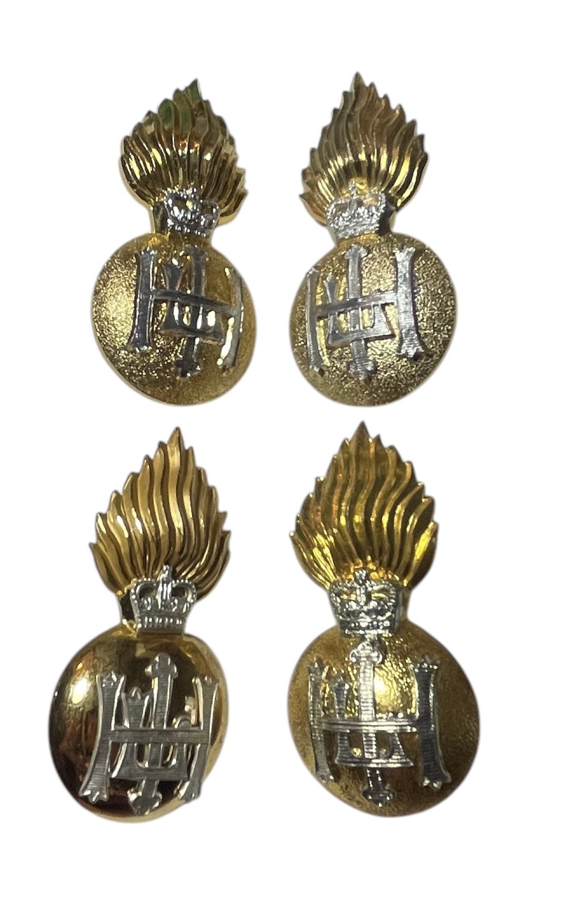 Lot of 4, Royal Highland Fusiliers Cap Badges