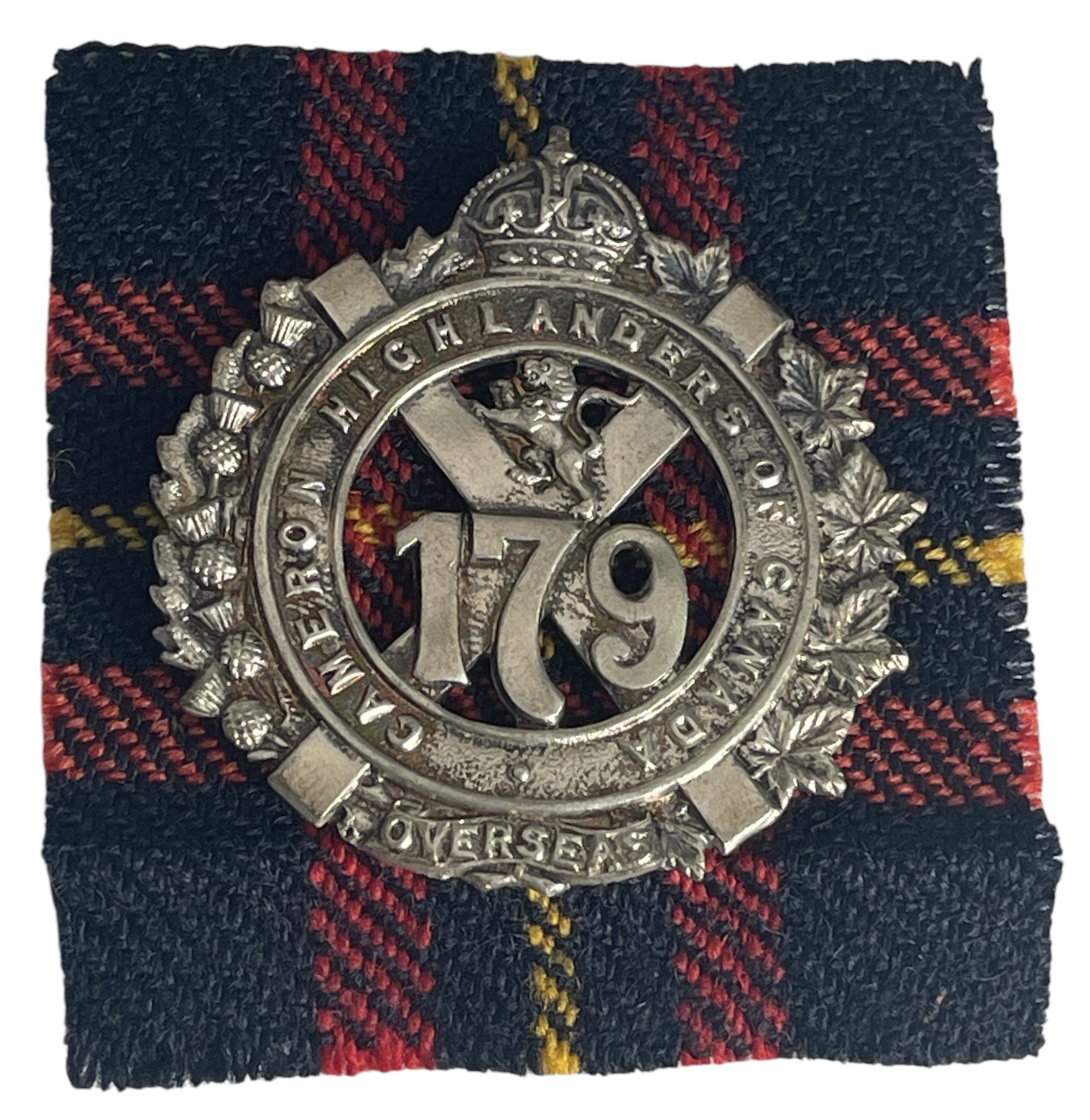 WW1 CEF Canadian 179th Battalion Cap Badge
