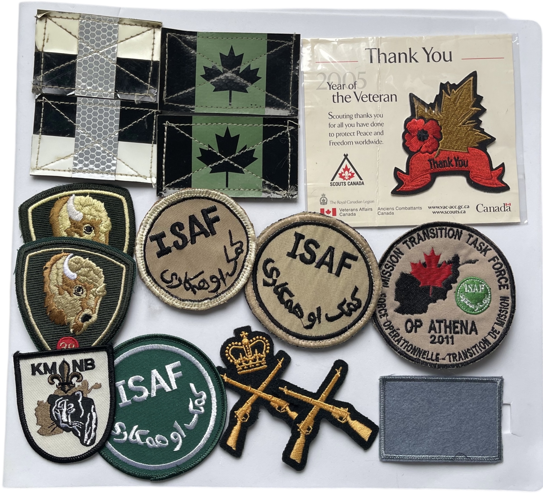 Modern Canadian Forces ISAF, OP ATHENA, Reflective Patches & more