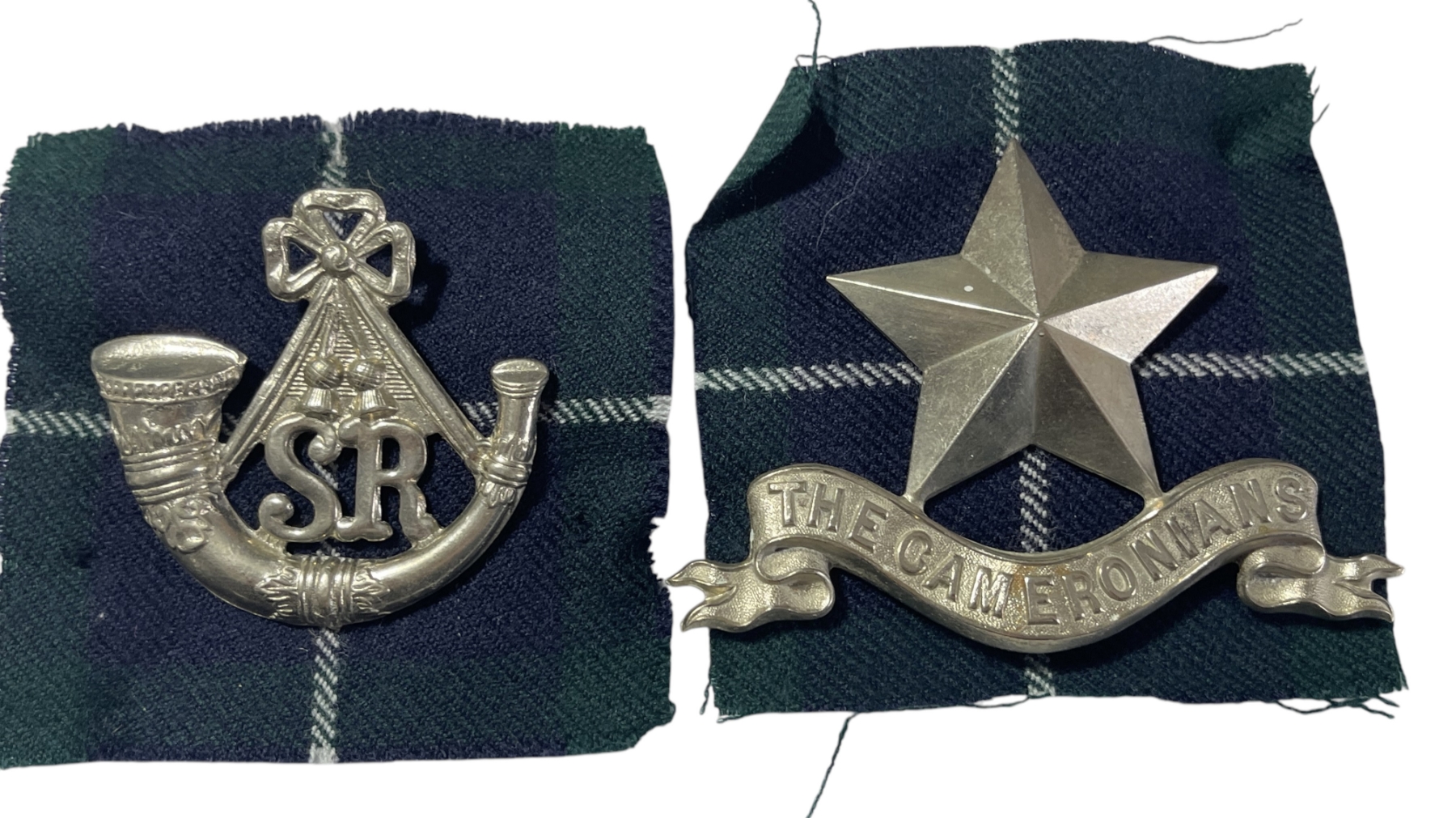 Cameronians Scottish Rifles Cap Badge