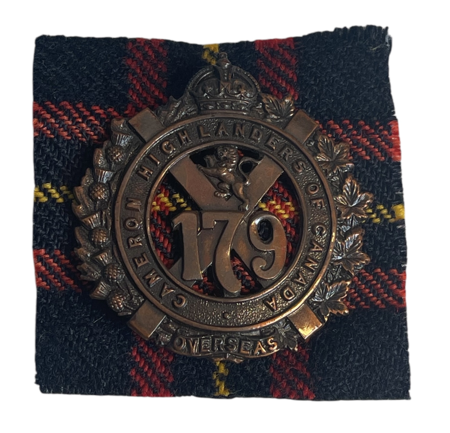 WW1 CEF Canadian 179th Battalion Cap Badge