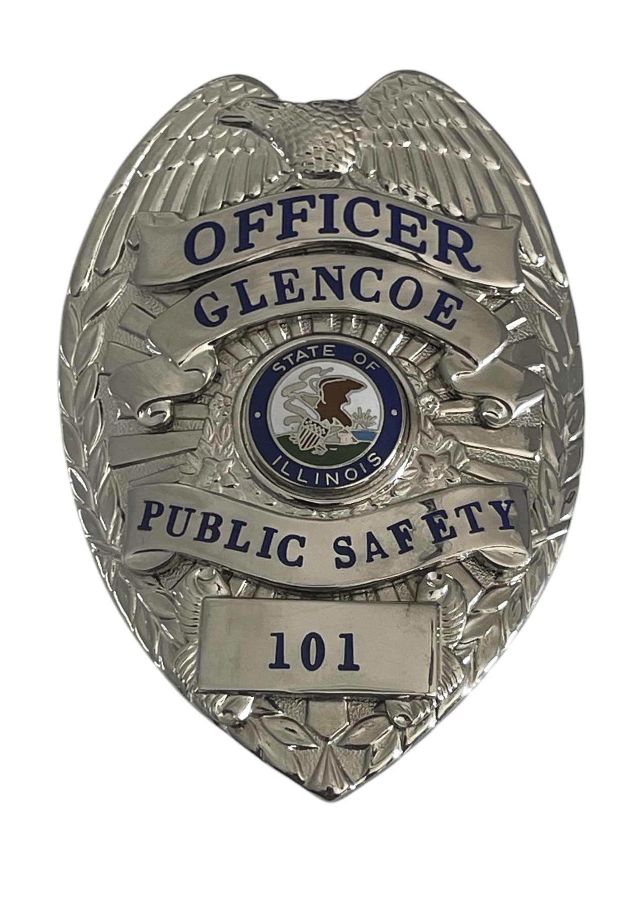 Old Vintage Glencoe Illinois Public Safety Officer Badge