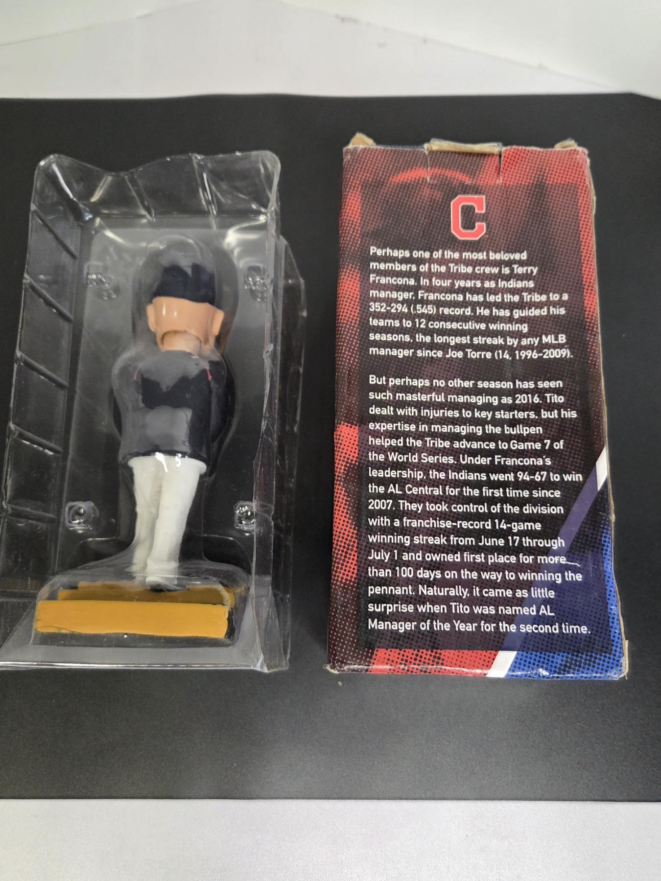 Terry Francona 2016 Pepsi Bobblehead 12'' - Bosley Auctioneers