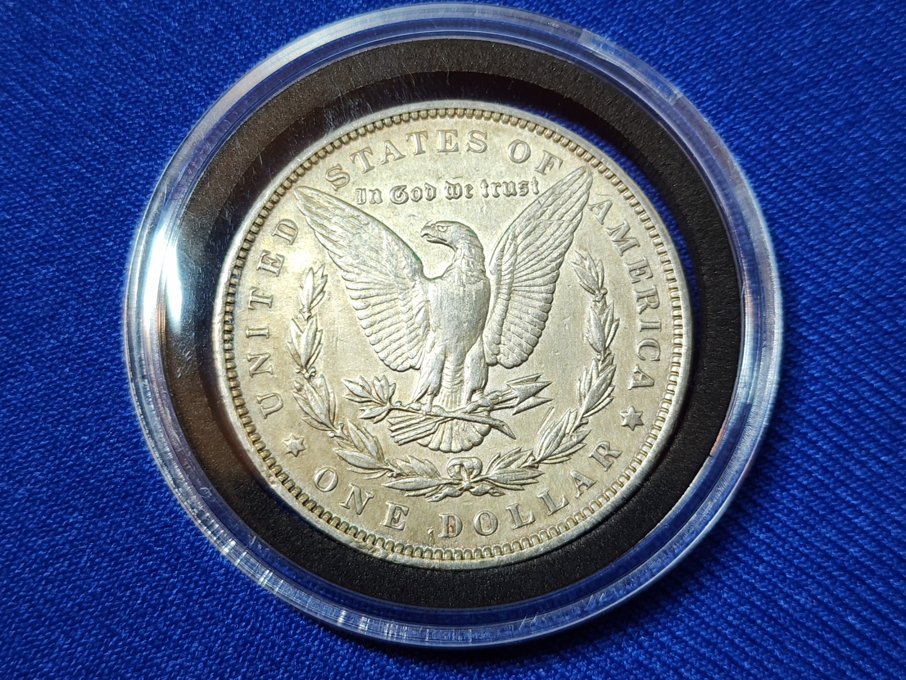 1888 90% Silver Morgan Dollar in Coin Capsule - Bosley Auctioneers