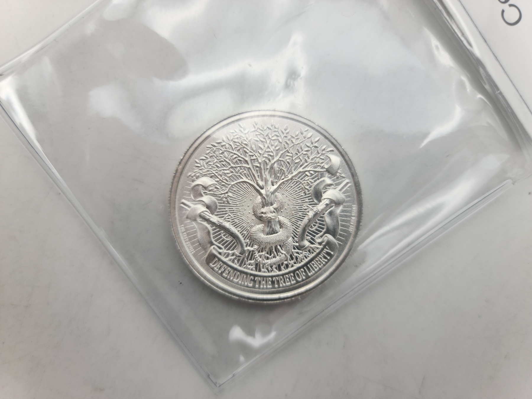 "Defending The Tree Of Liberty" 2 OZ Silver Round