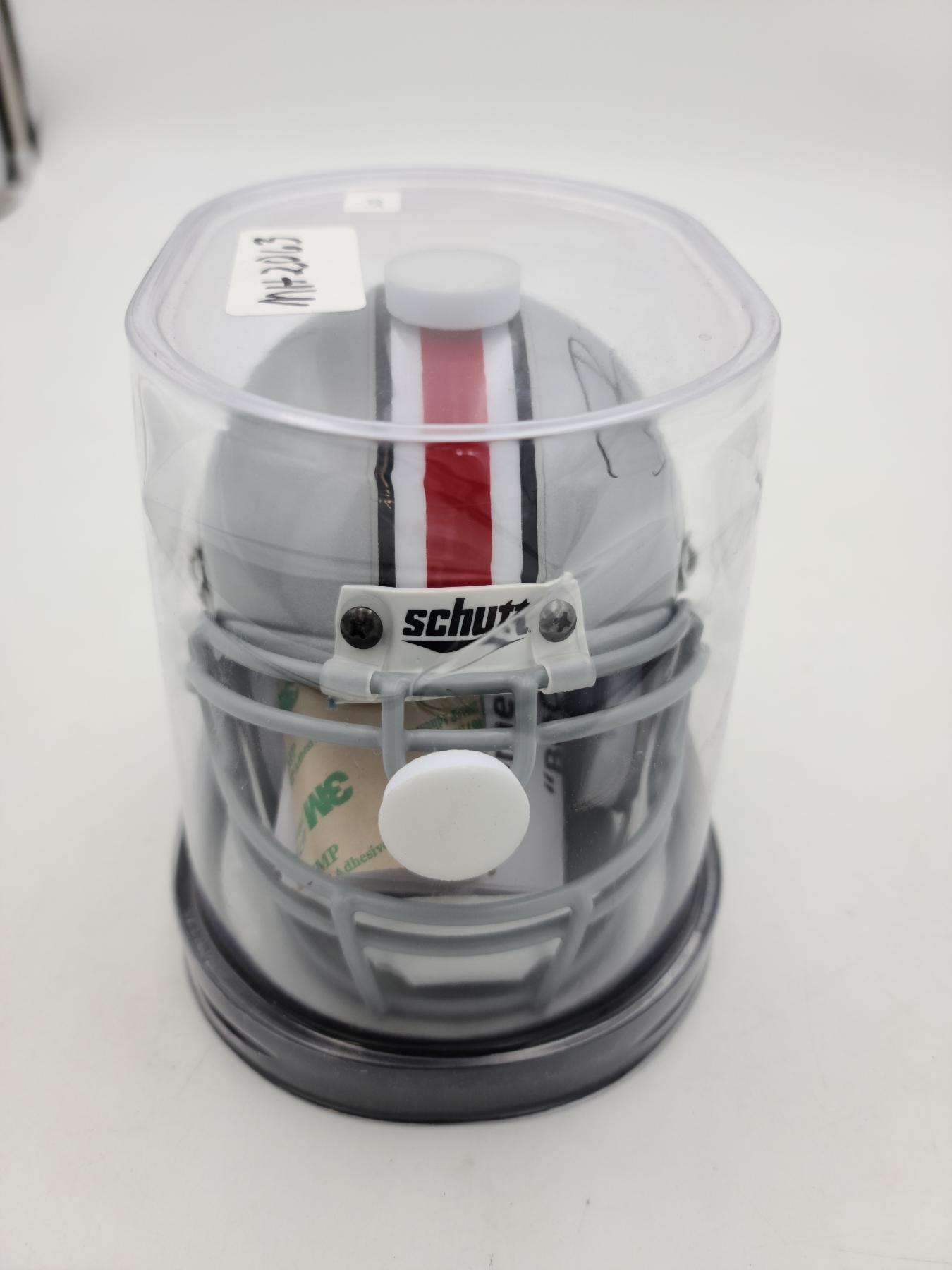 Mini OSU Helmet Signed By Daniel Boom Herron - Bosley Auctioneers