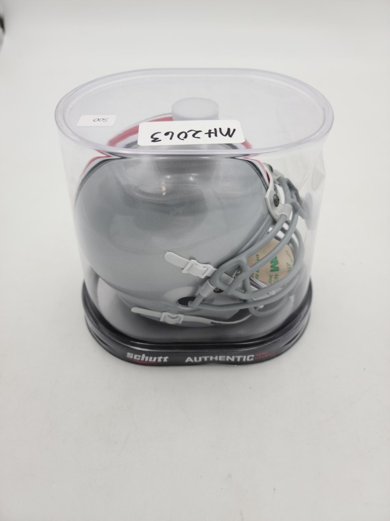 Mini OSU Helmet Signed By Daniel Boom Herron - Bosley Auctioneers