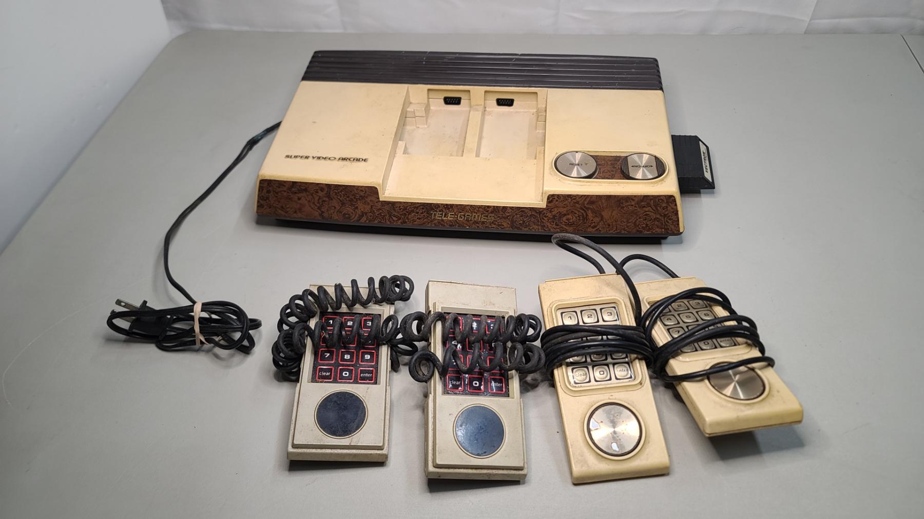Sears Super Video Arcade With Controllers & Vectron Game - Bosley ...