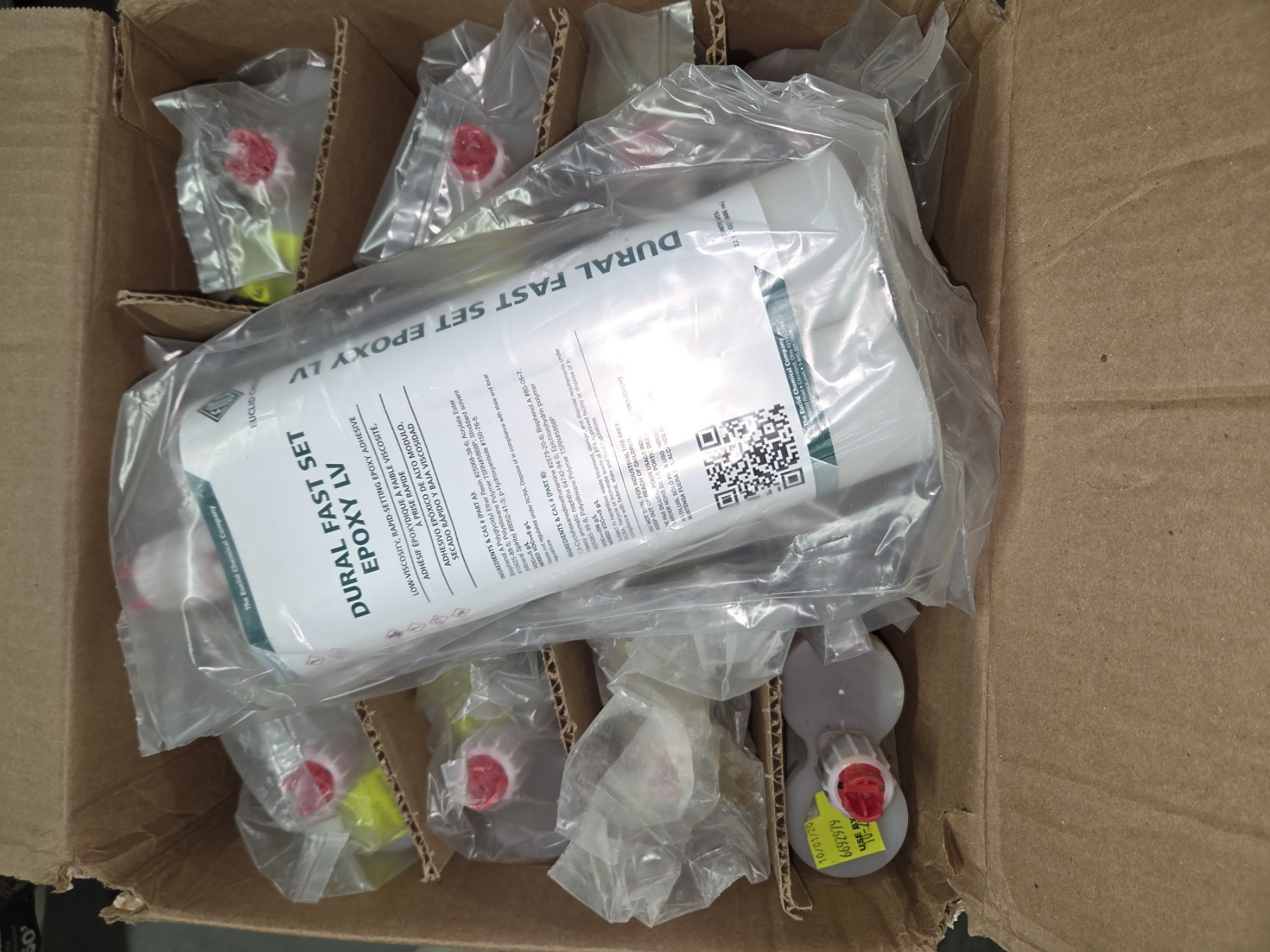 12 Dural Fast Set Epoxy Tubes Unopened - Bosley Auctioneers