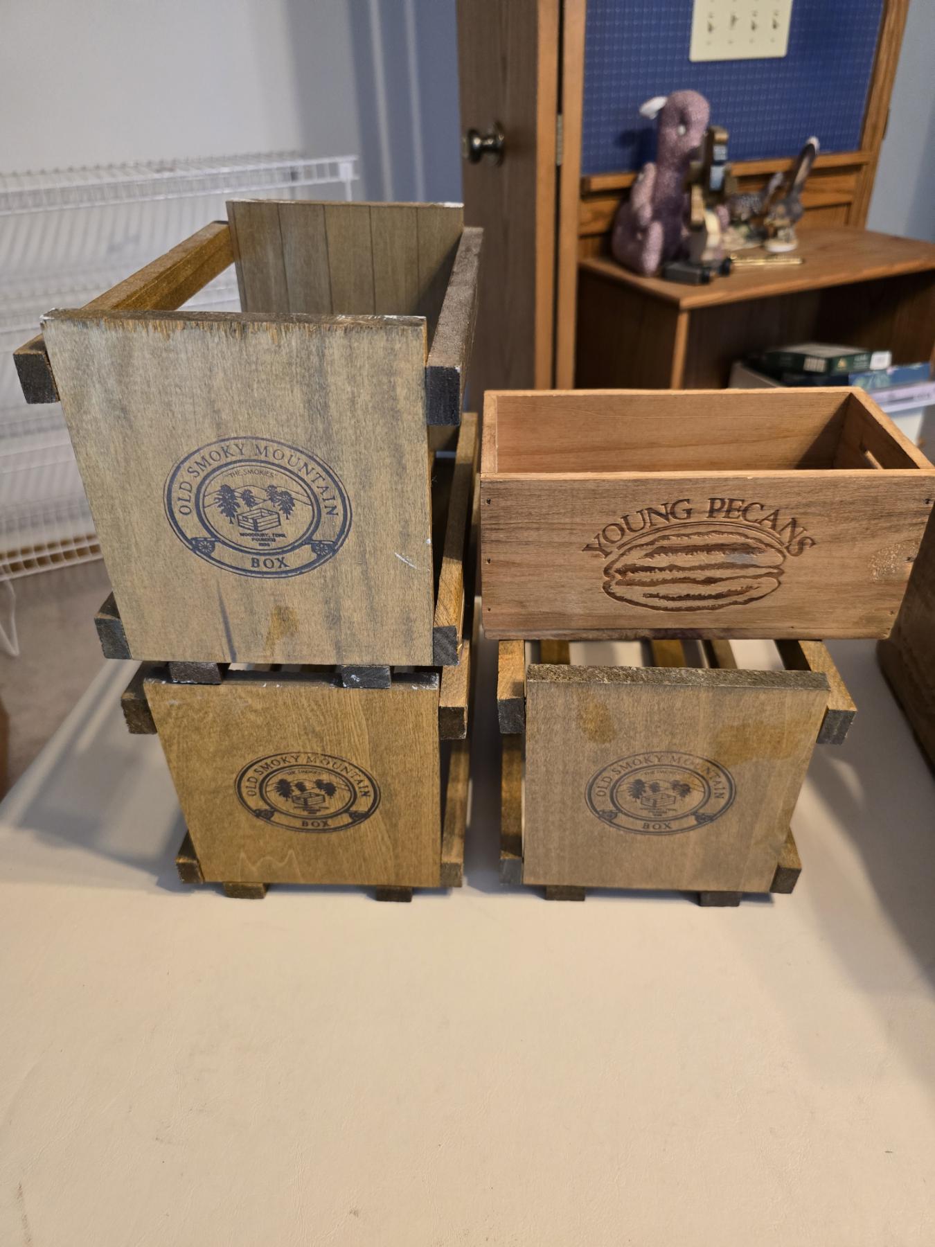 4 Small Crates - Bosley Auctioneers