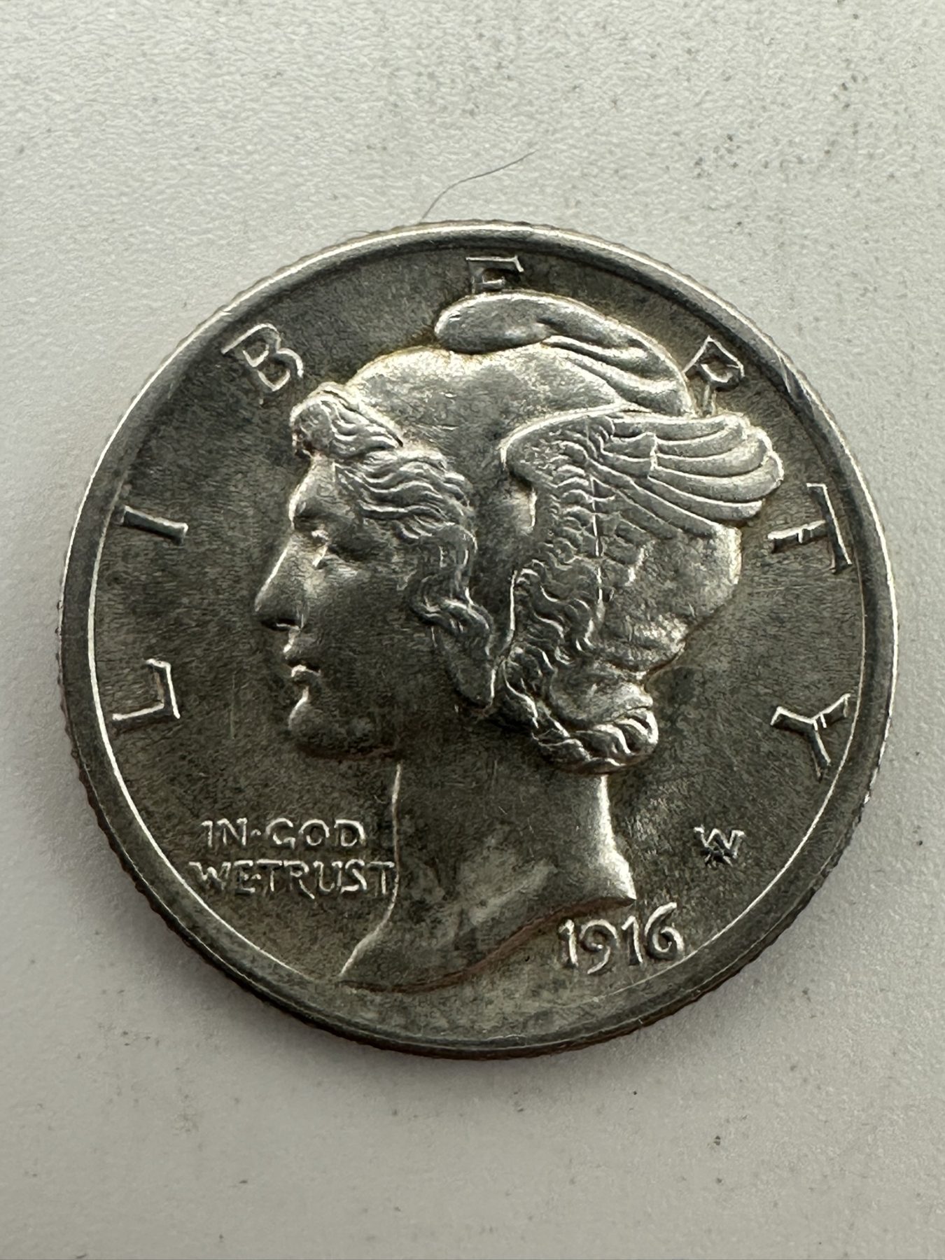 1916 Mercury Dime - Very High Condition - First Year of Issue - Superb ...