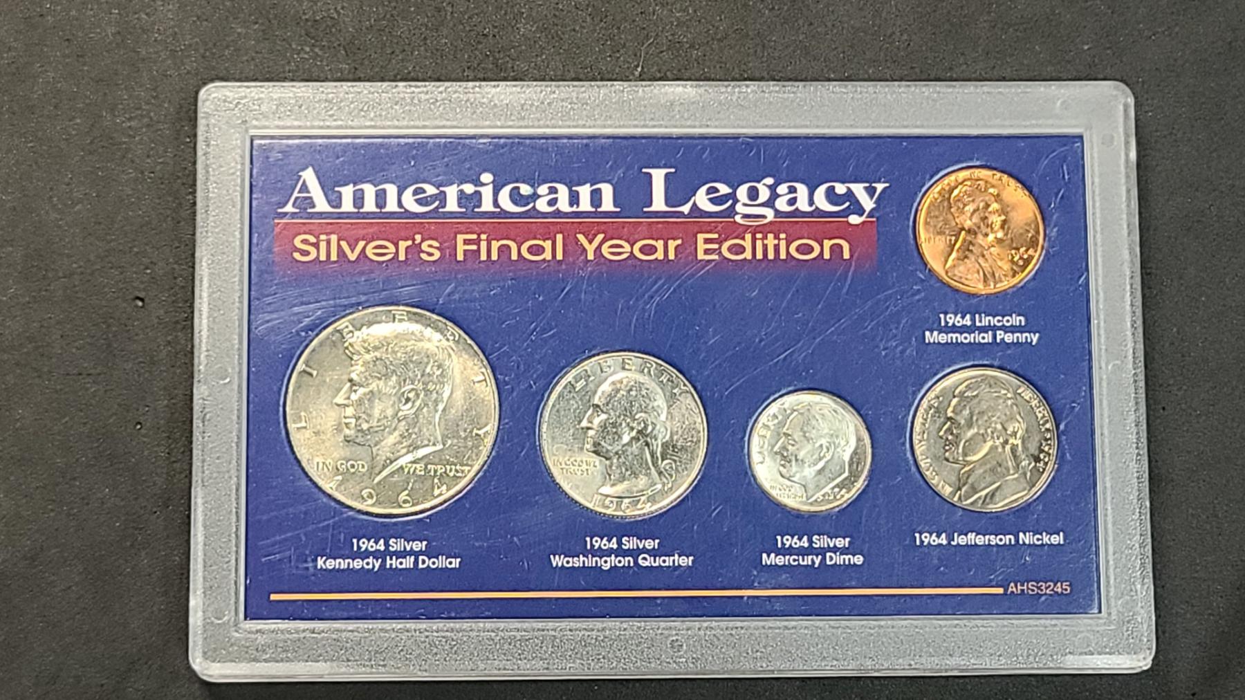 American Legacy Silver's Final Year Edition Coins In Coin Display ...