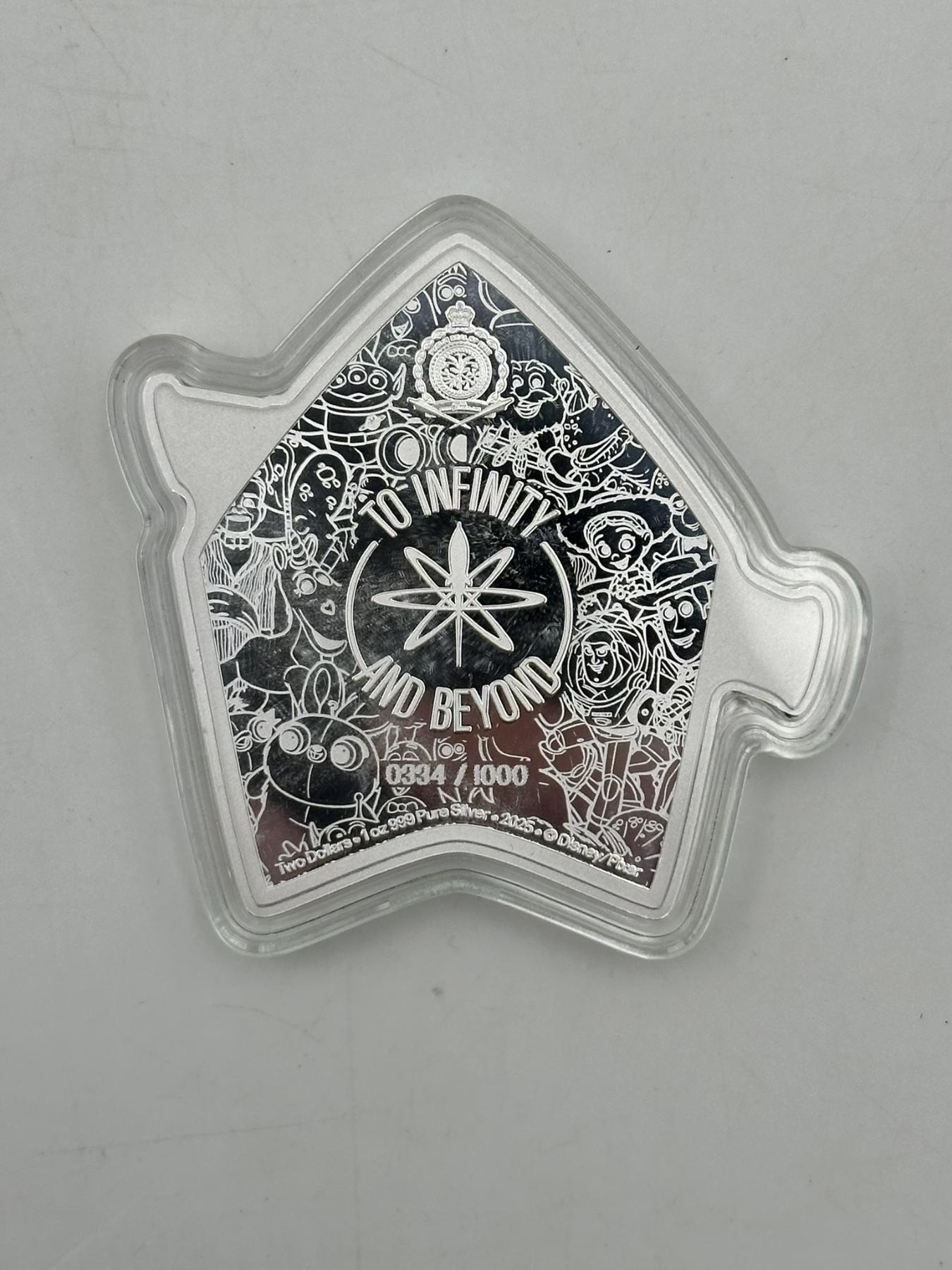 2025 Niue Disney Toy Story 30th Anniversary Buzz Lightyear 1 oz Silver ...