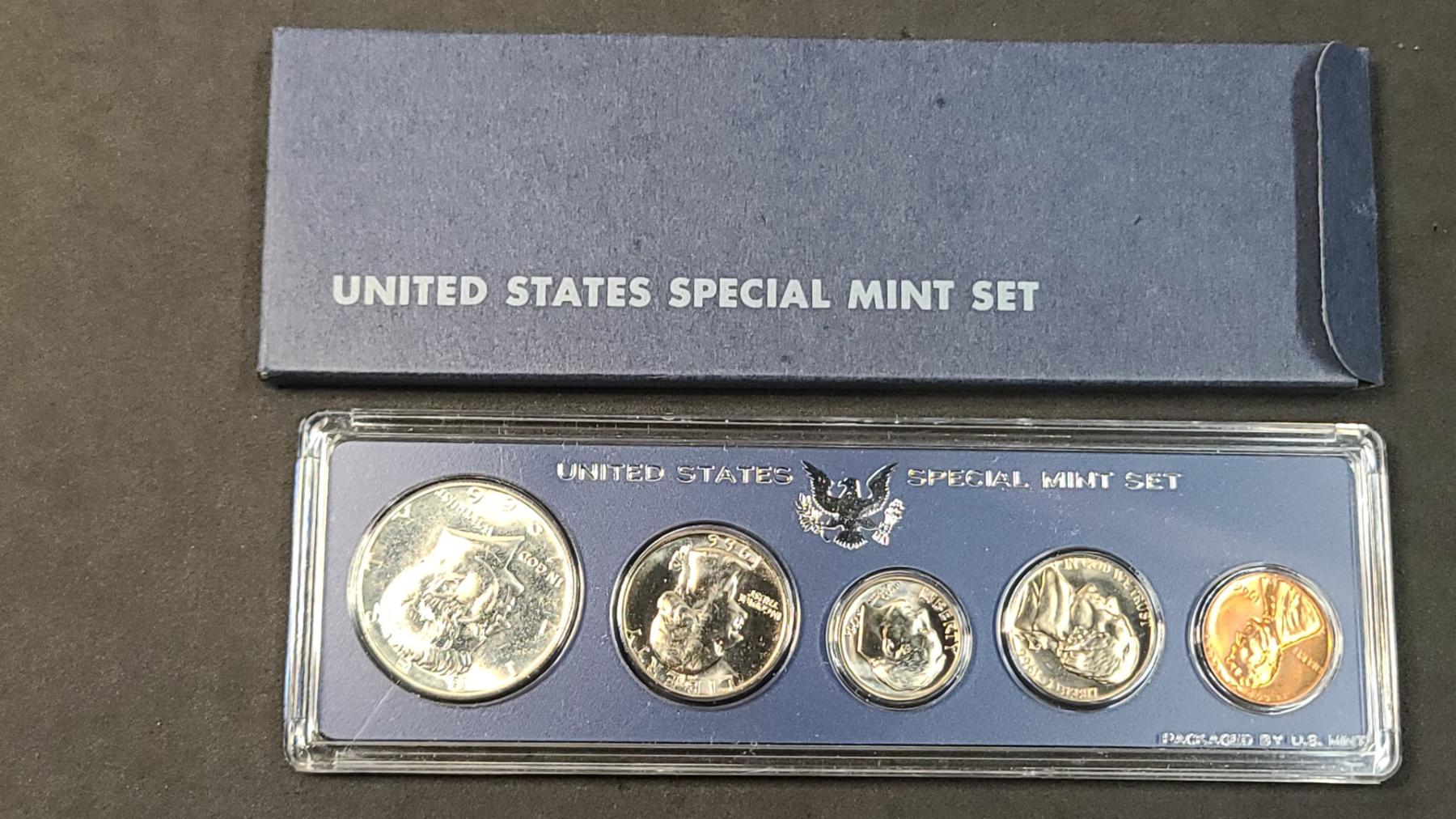 1966 United States Special Mint Coin Set With 40% Silver Kennedy ...