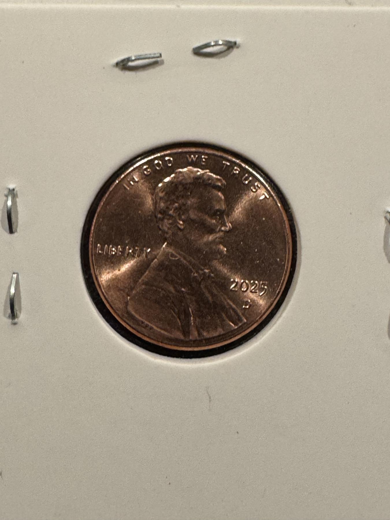 Extremely Rare United States 2025 Lincoln Penny - The Last Penny - High ...