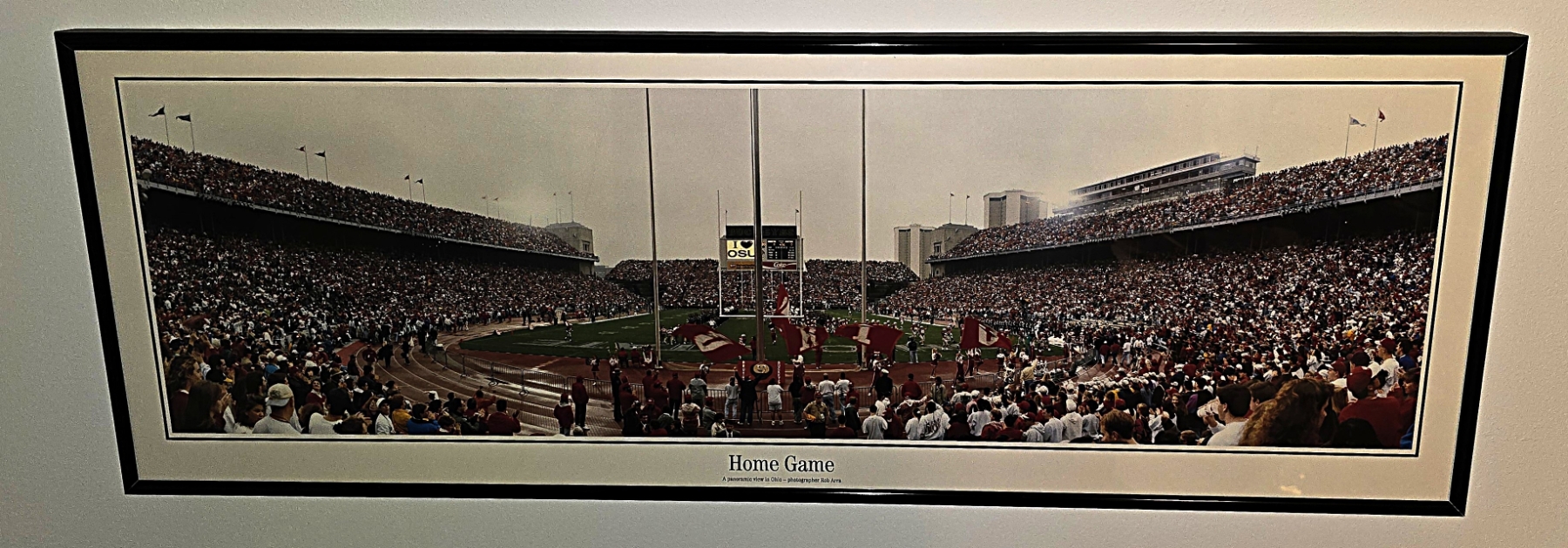 Framed Ohio State "Home Game" Photo Print and Framed Sports Illustrated ...