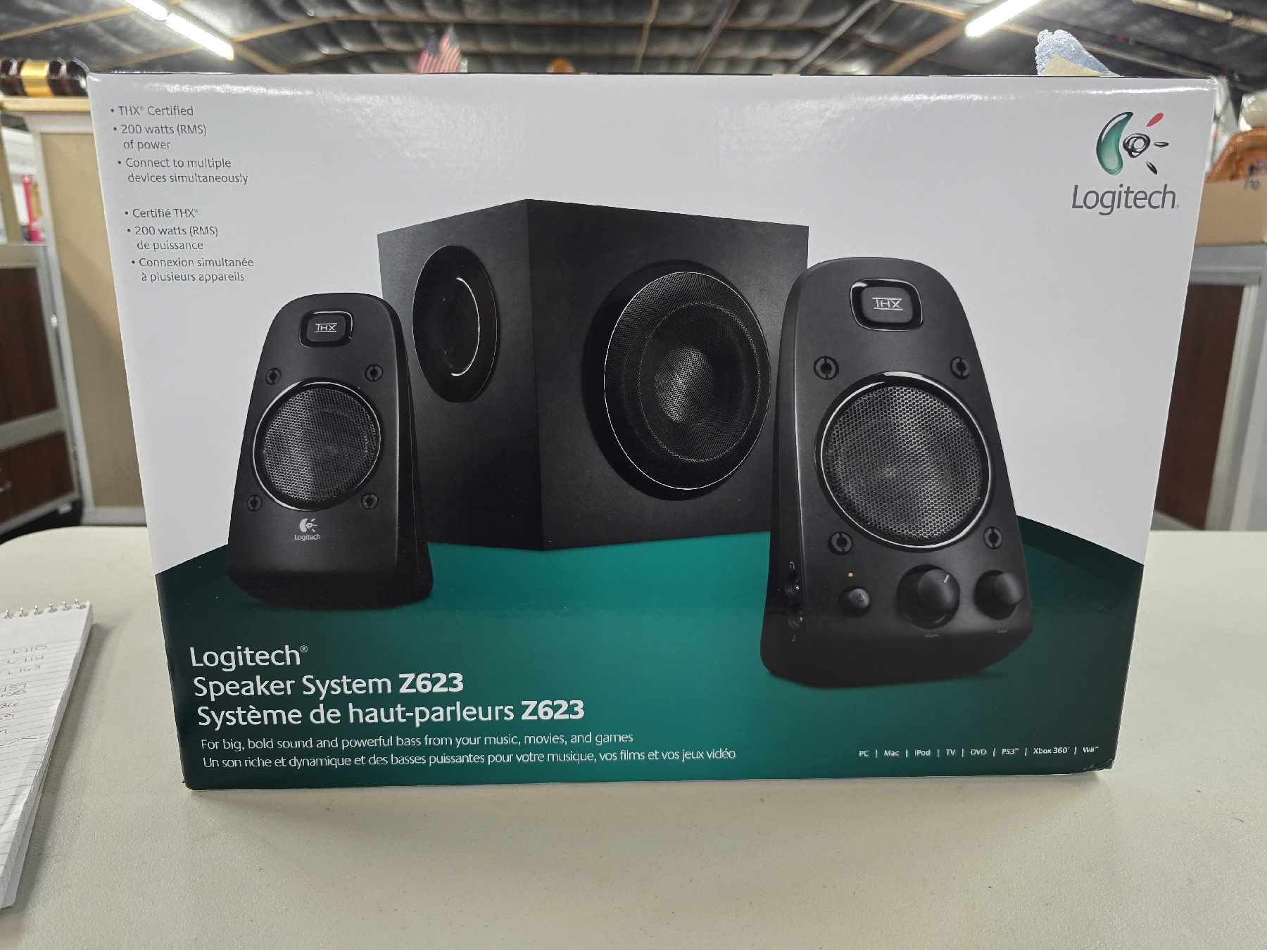 Logitech Z623 Speaker System 2.1 - Open Box - Bosley Auctioneers