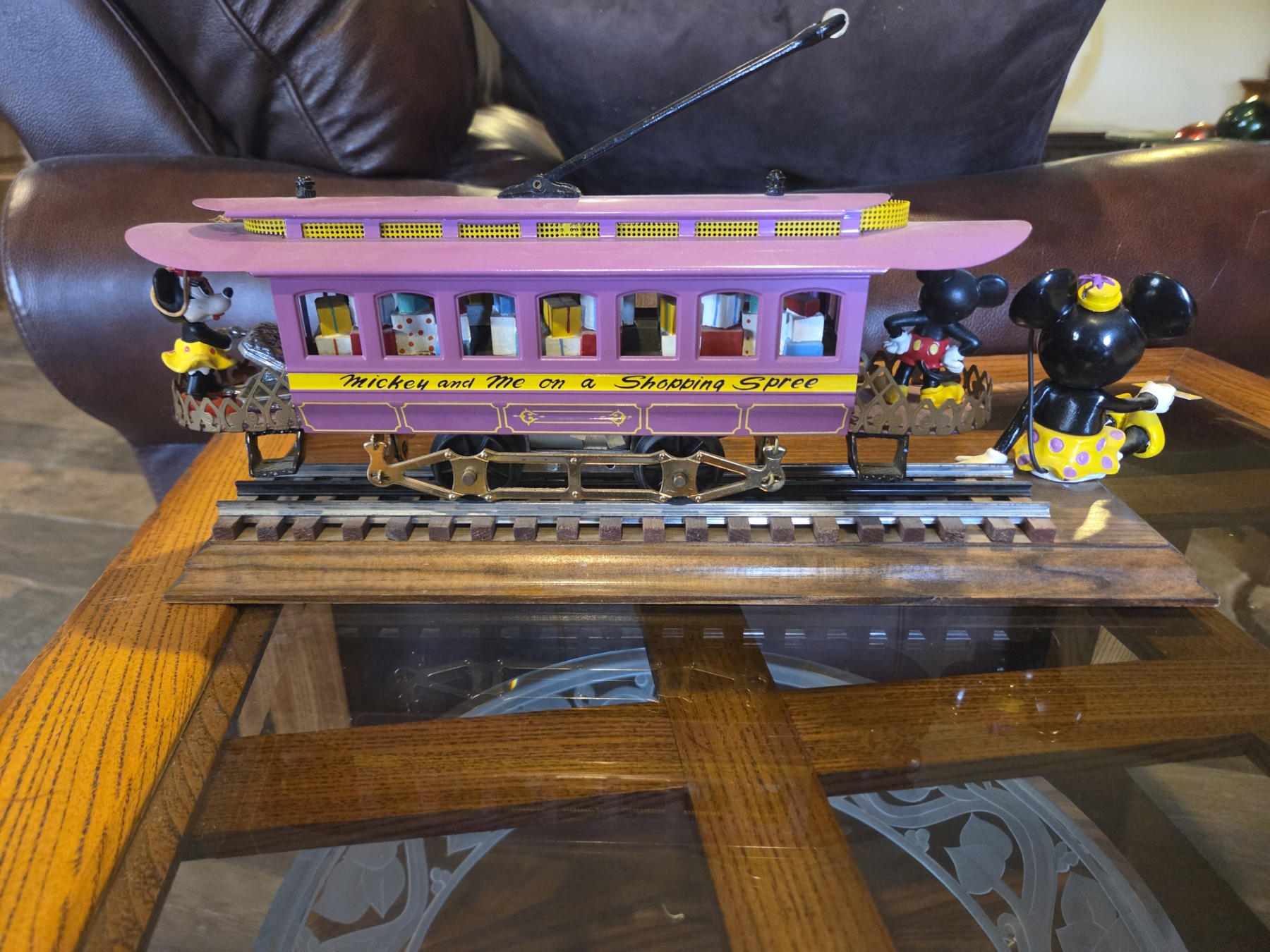 Mickey And Me On A Shopping Spree Train Collectable Piece - Bosley ...