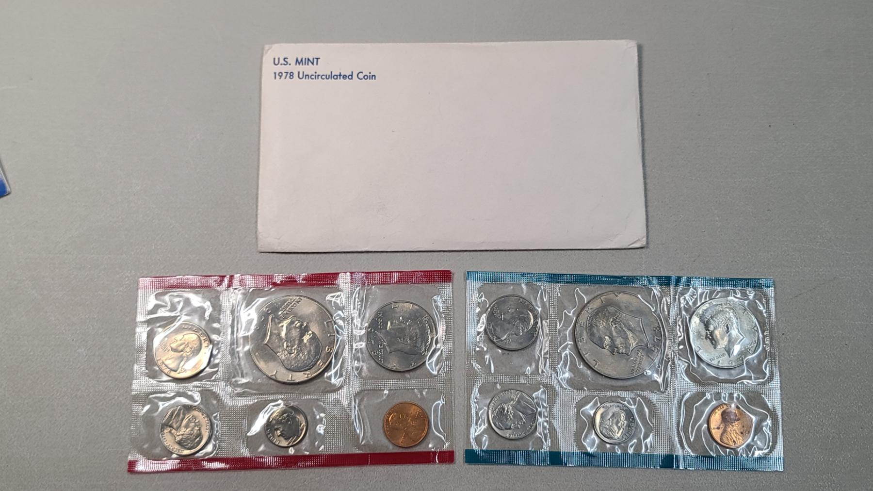 Assorted Uncirculated Coin Sets & 1988 Space Shuttle Discovery ...