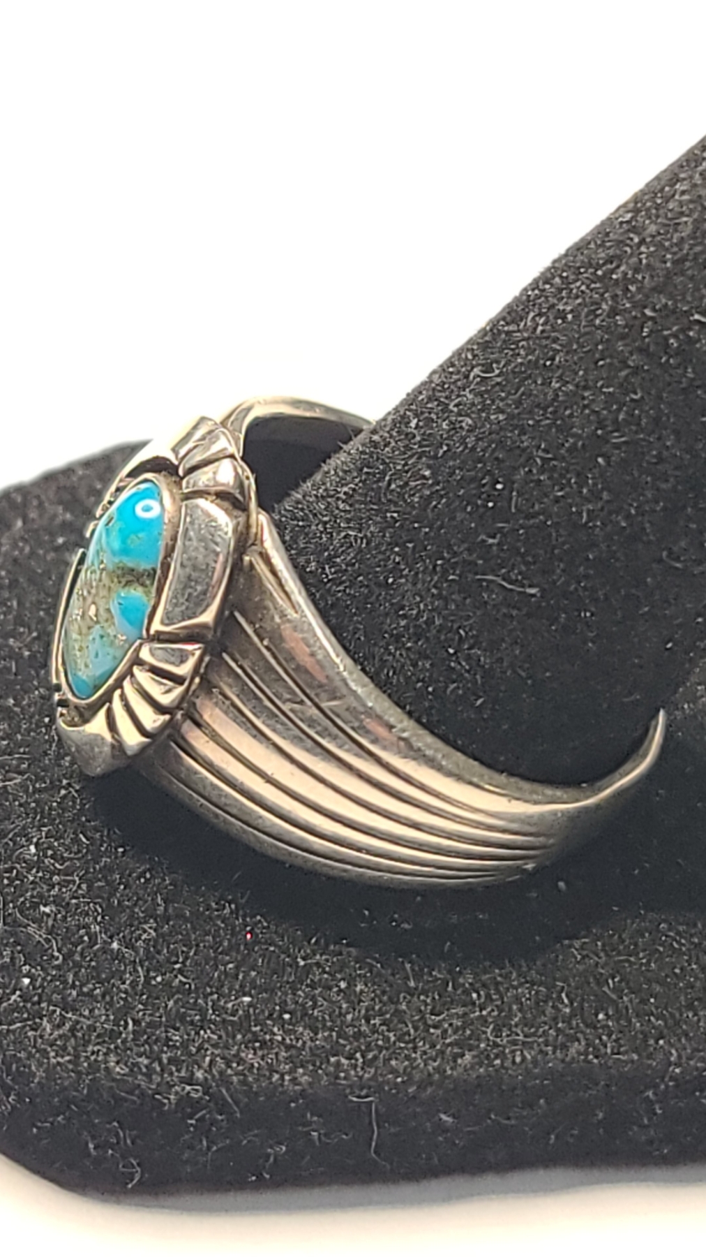Vintage Southwestern Native American Style Turquoise & Sterling Silver ...