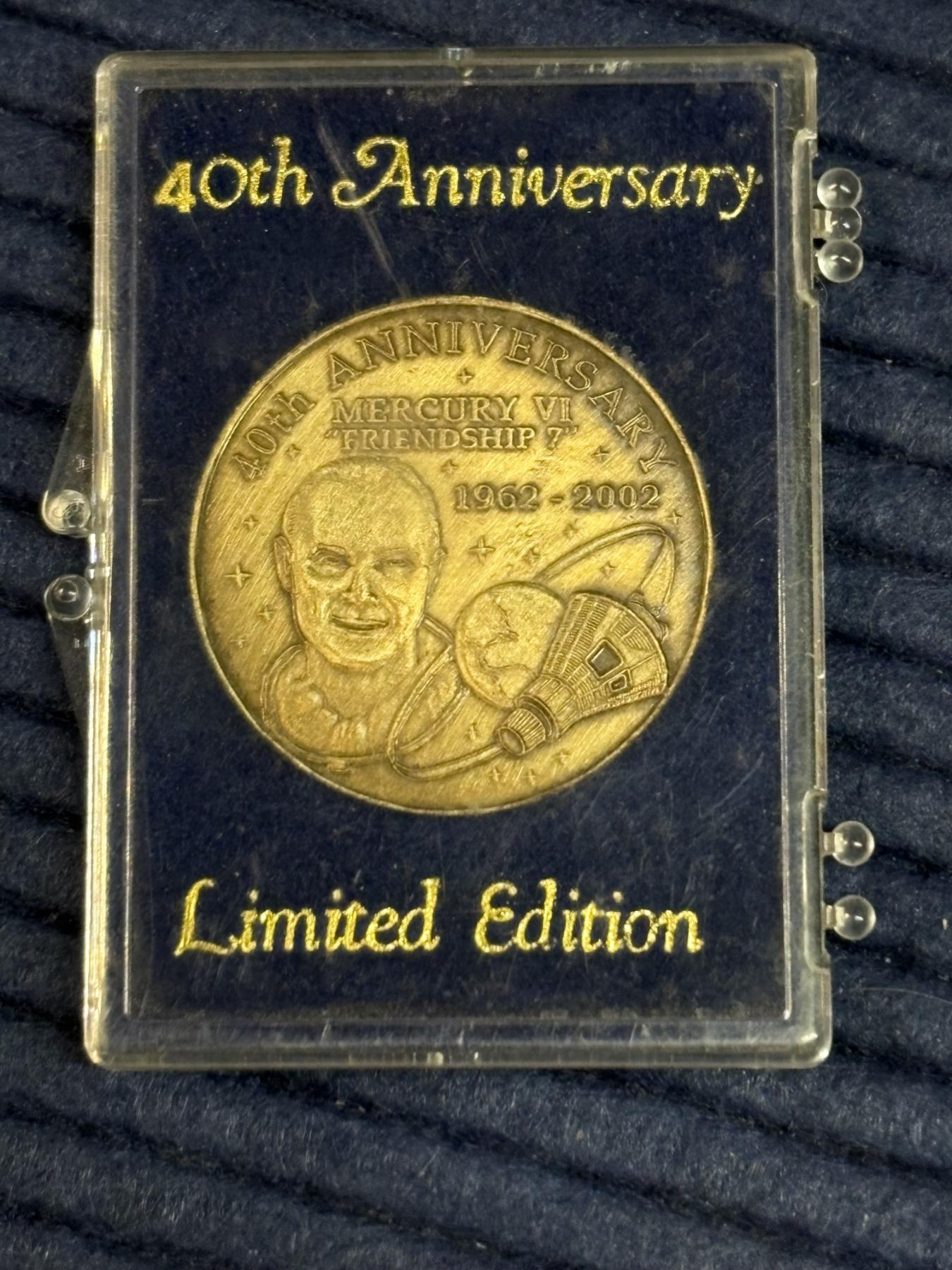 Limited edition commemorative coin celebrating the 40th anniversary of ...