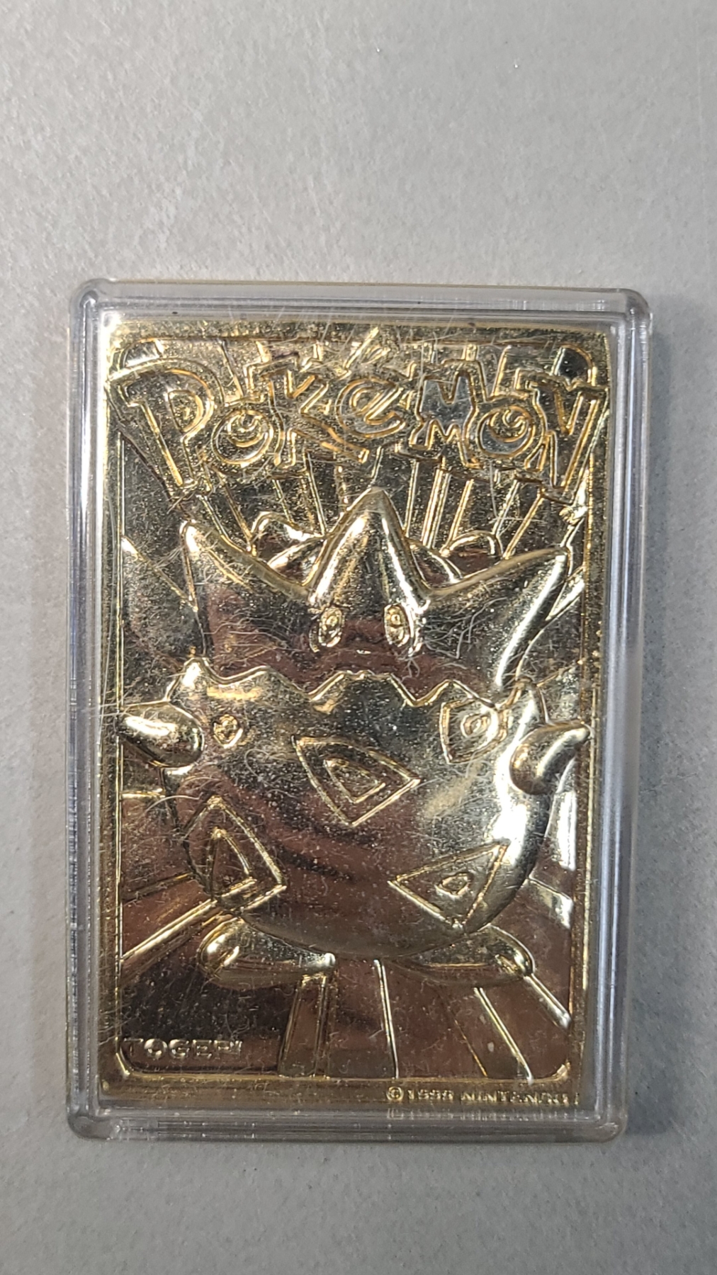 1999 Burger King Special Edition 23 Karat Gold Plated Togepi Pokémon ...