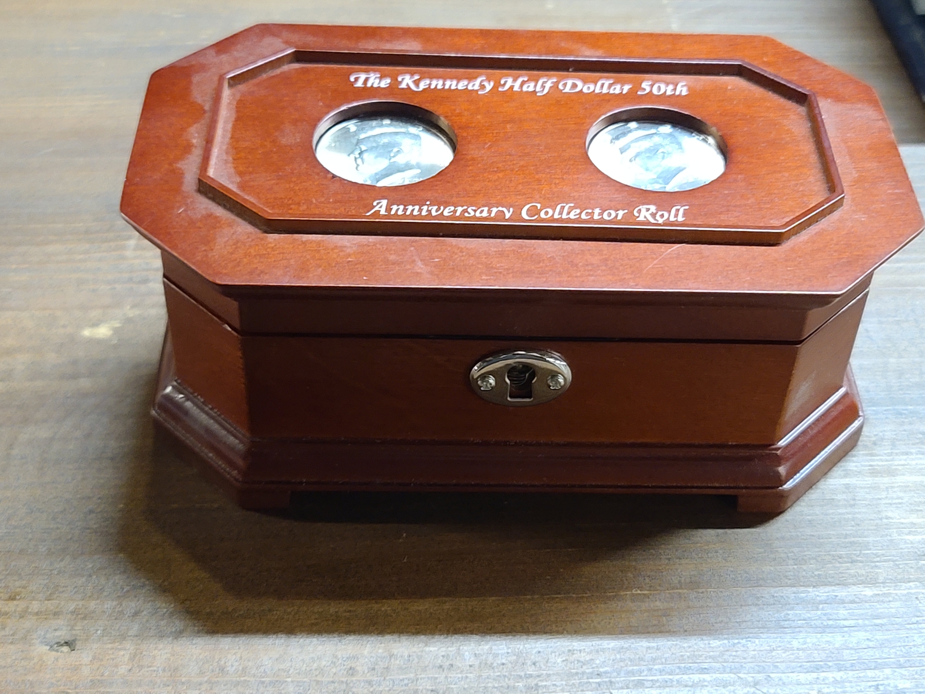 Kennedy Half Dollars 50th Anniversary Collector Roll In Display Box ...