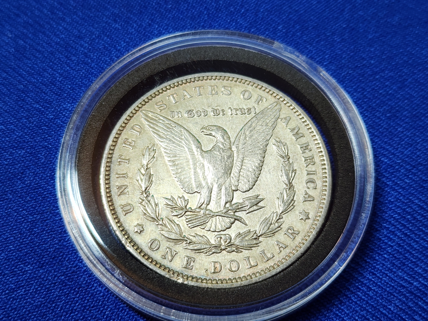 1888 90% Silver Morgan Dollar in Coin Capsule - Bosley Auctioneers