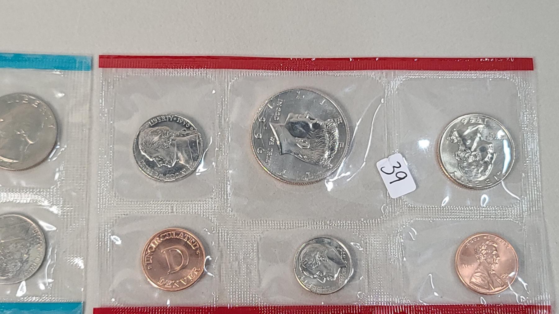 Assorted Uncirculated Coin Sets & 1988 Space Shuttle Discovery ...