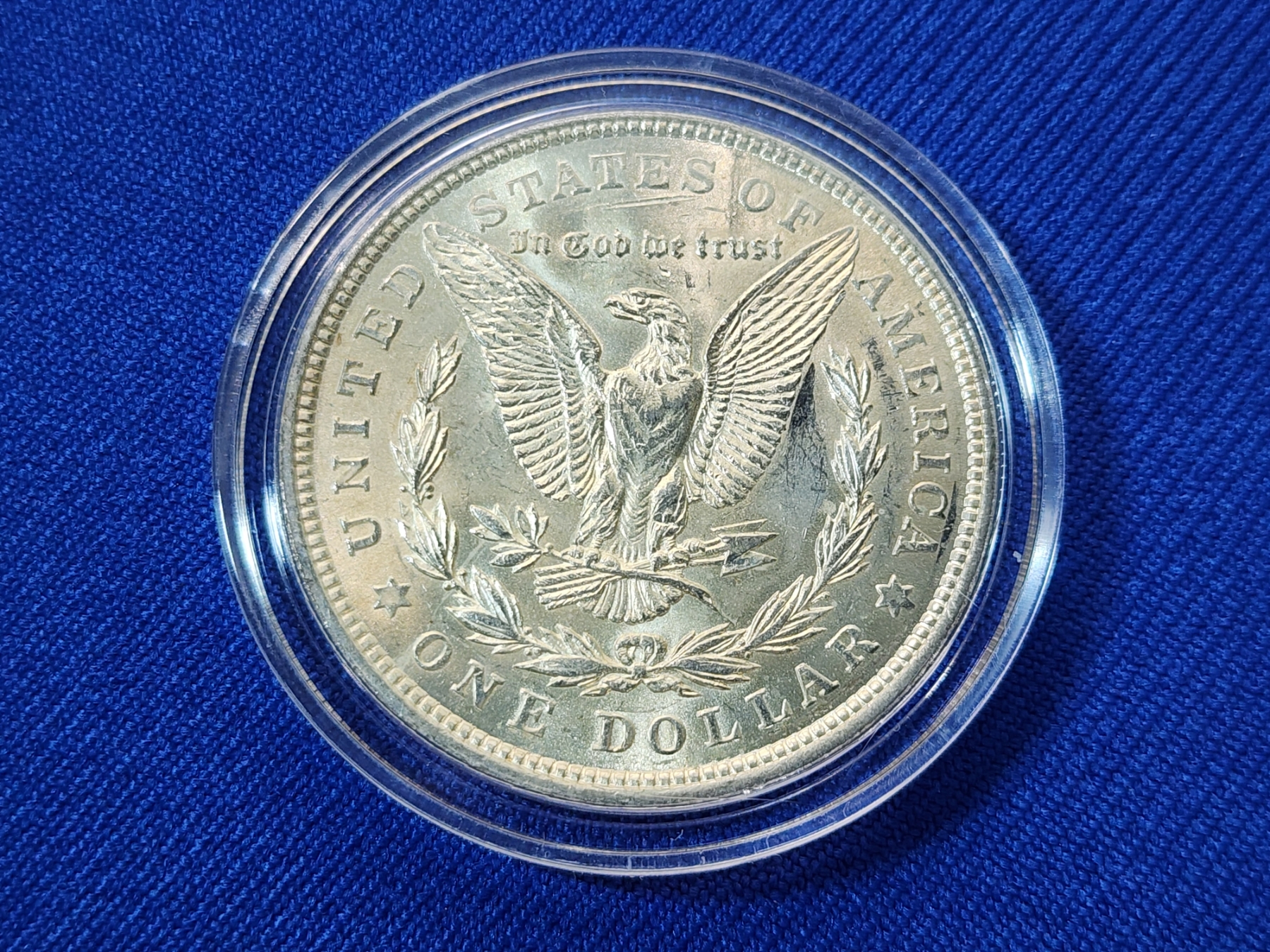 1921 90% Silver Morgan Dollar - Comes With Littleton Coin Co. 3-Coin ...