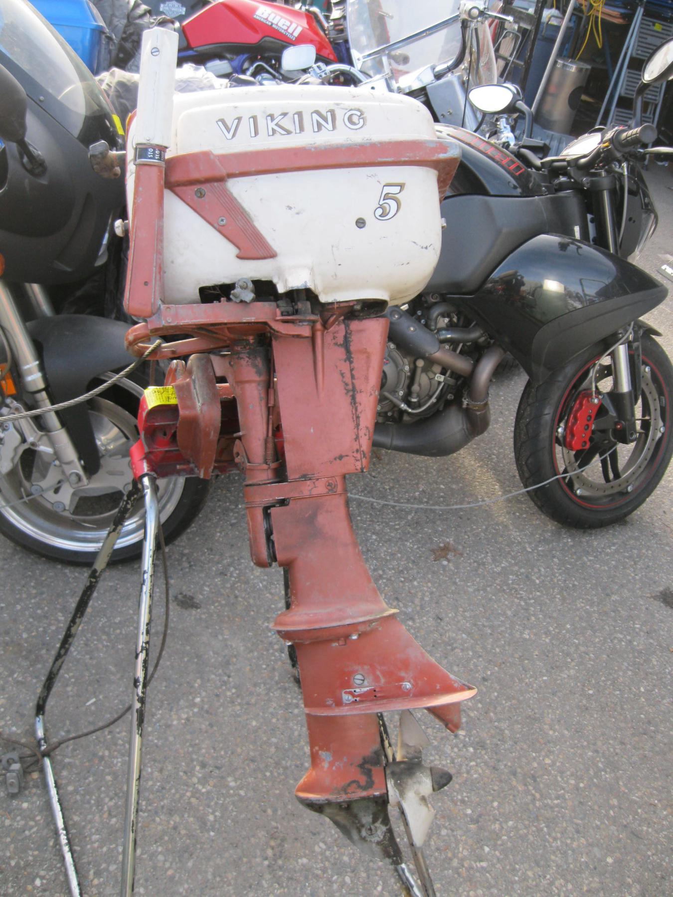 "AS IS" VIKING 5HP OUTBOARD MOTOR